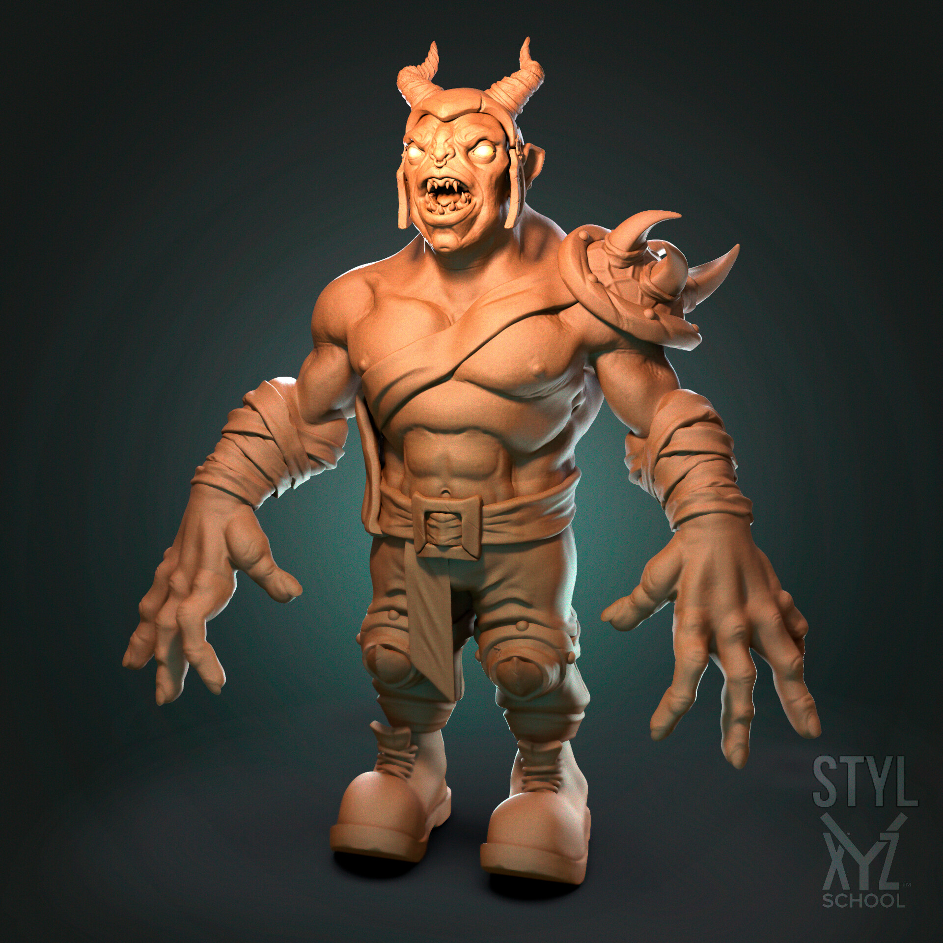 ArtStation - Orc first chapter: Sculpt High Poly