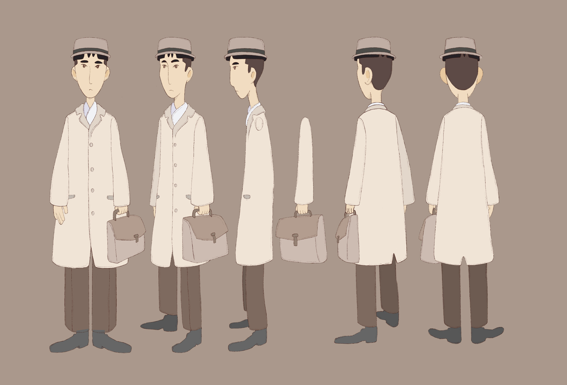 ArtStation - Charadesign turn and color