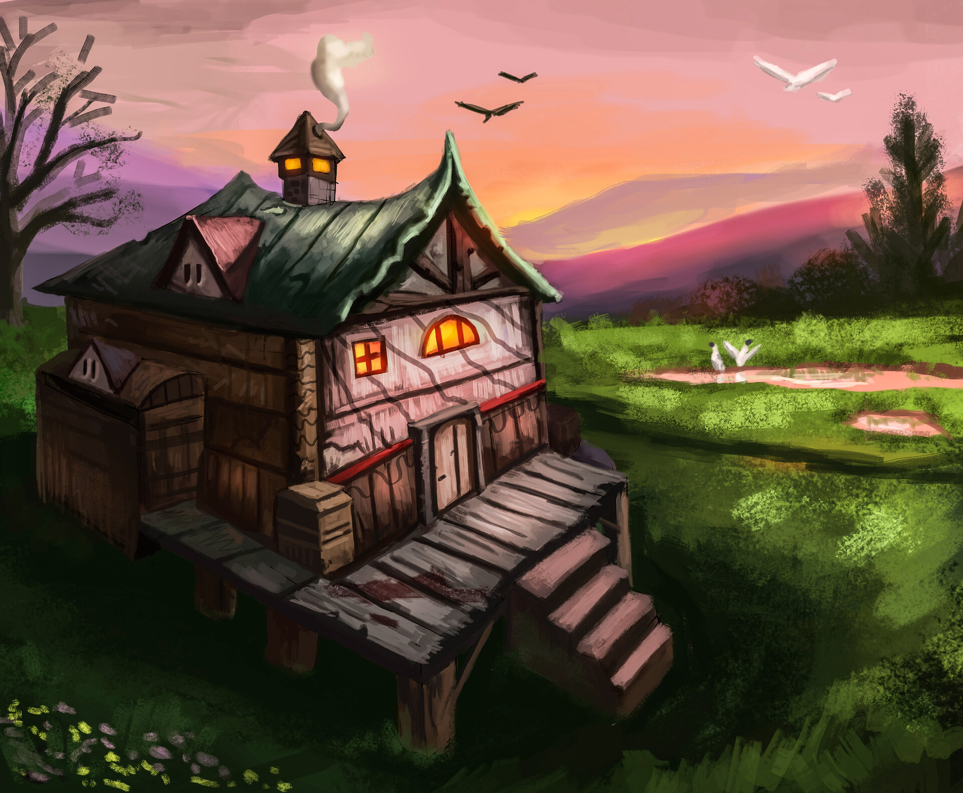 ArtStation - hunter's house