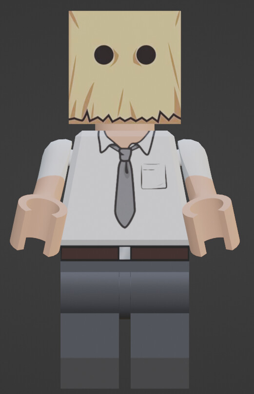 ArtStation - Lego character based on my OC