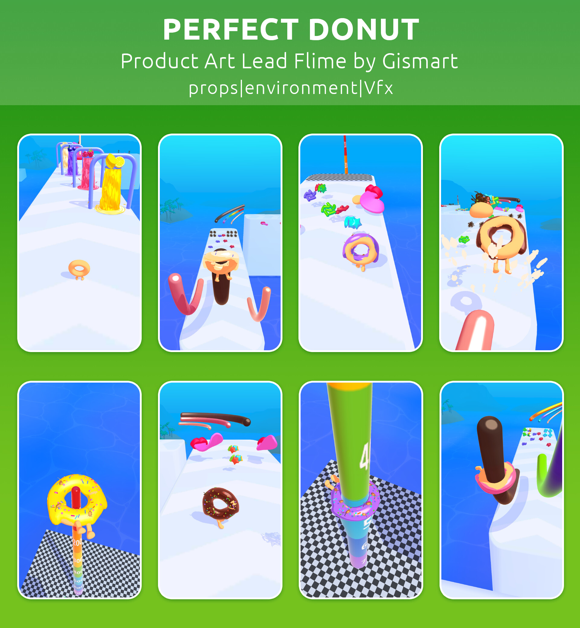 Natallia Vasilkova - Perfect Donut - Hyper Casual Game