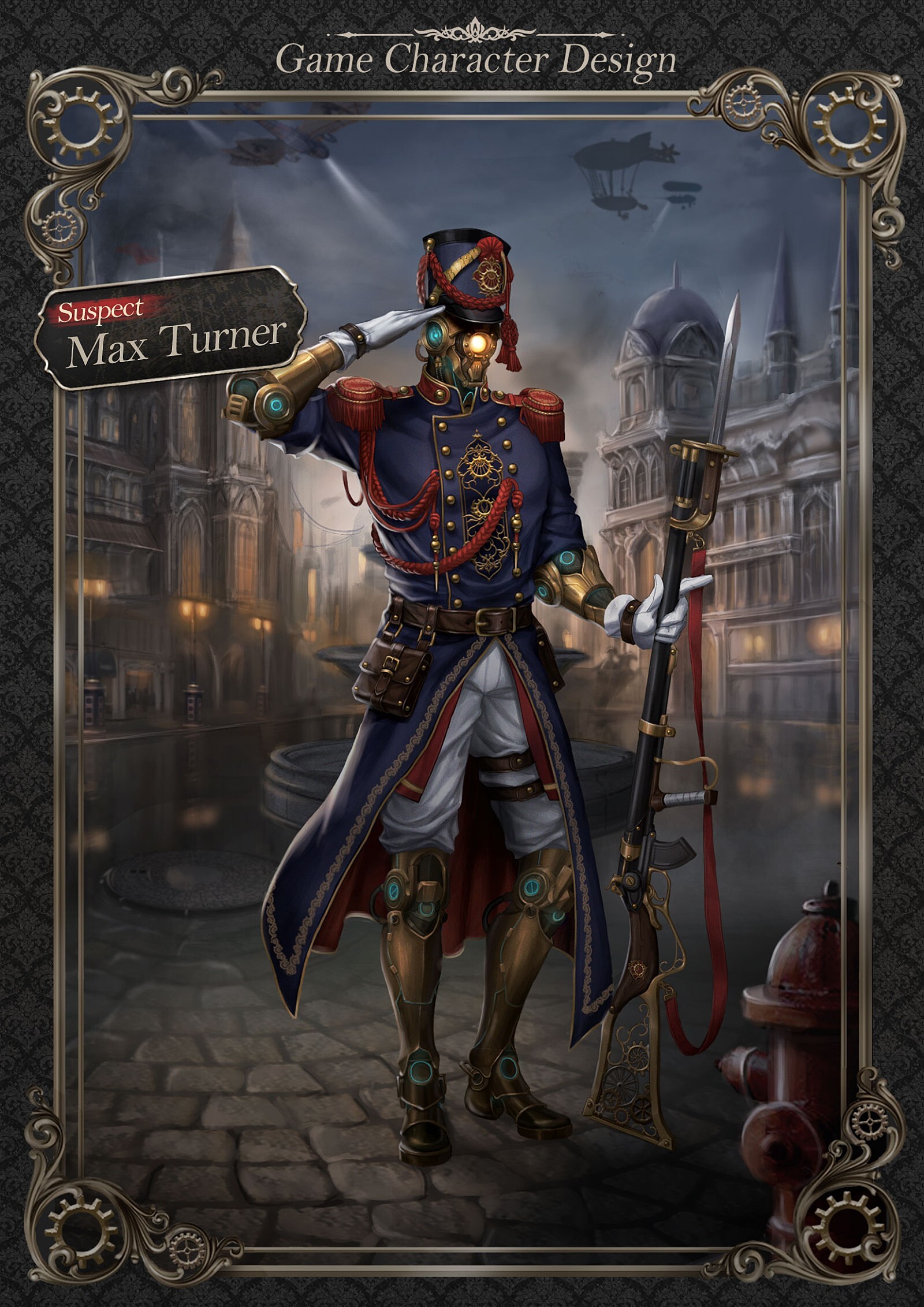 ArtStation - steampunk soldier