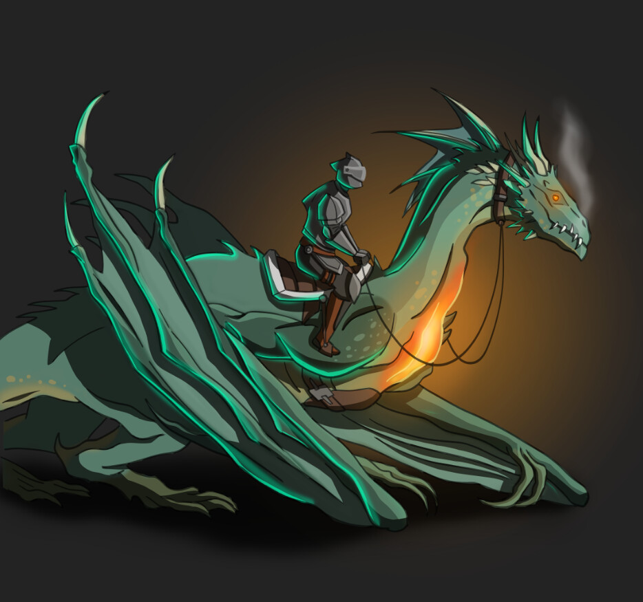 ArtStation - Dragon rider