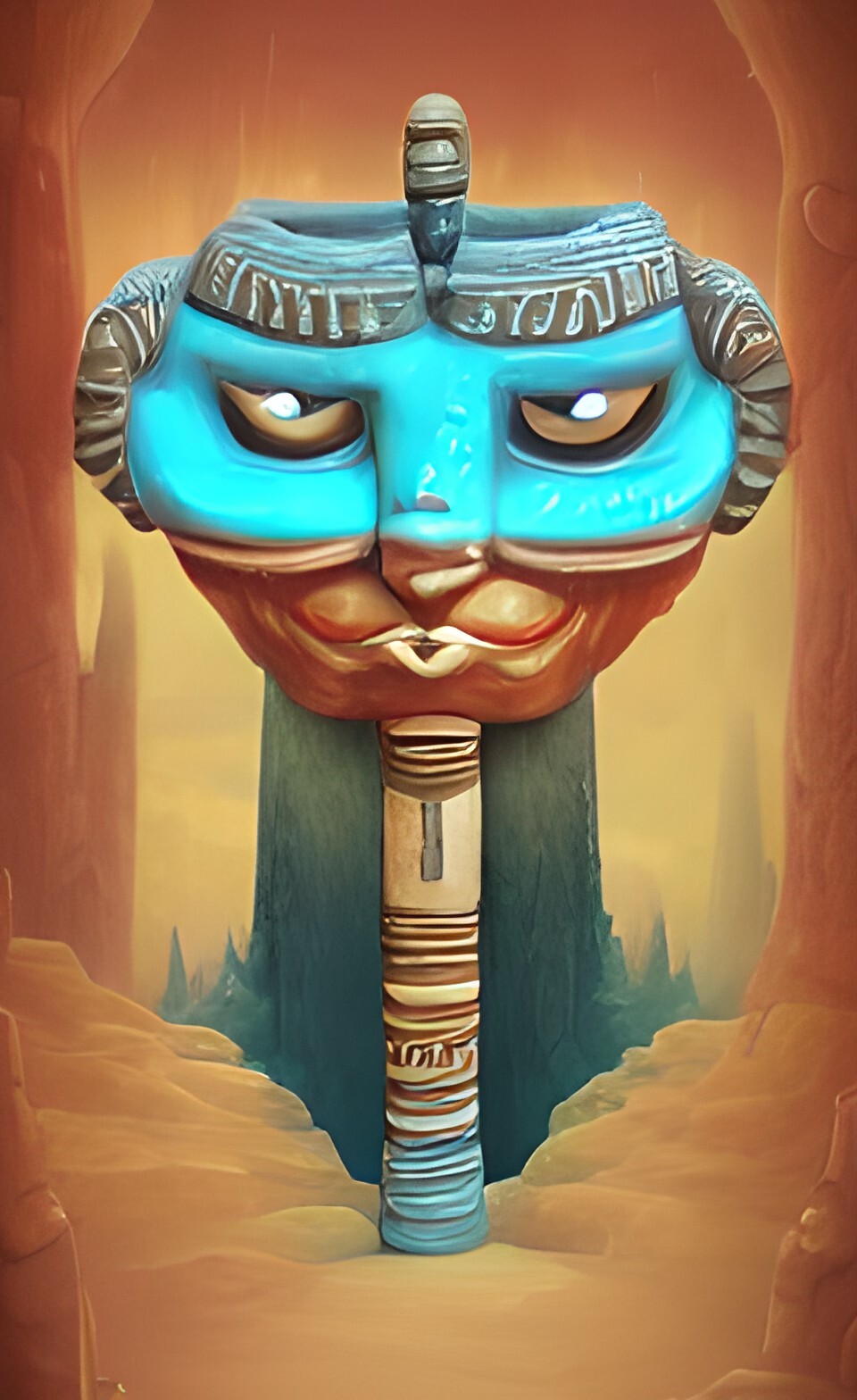 ArtStation - Mask Totem