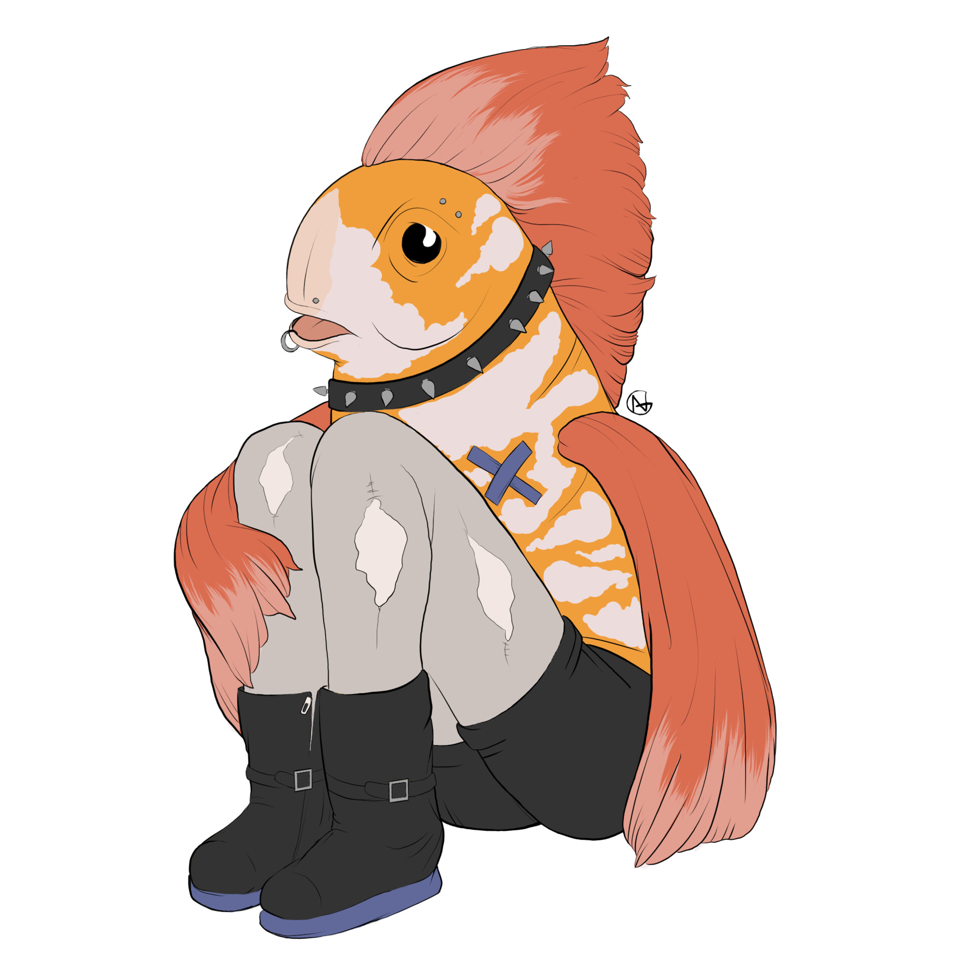 ArtStation - Reverse Mermaid Punk