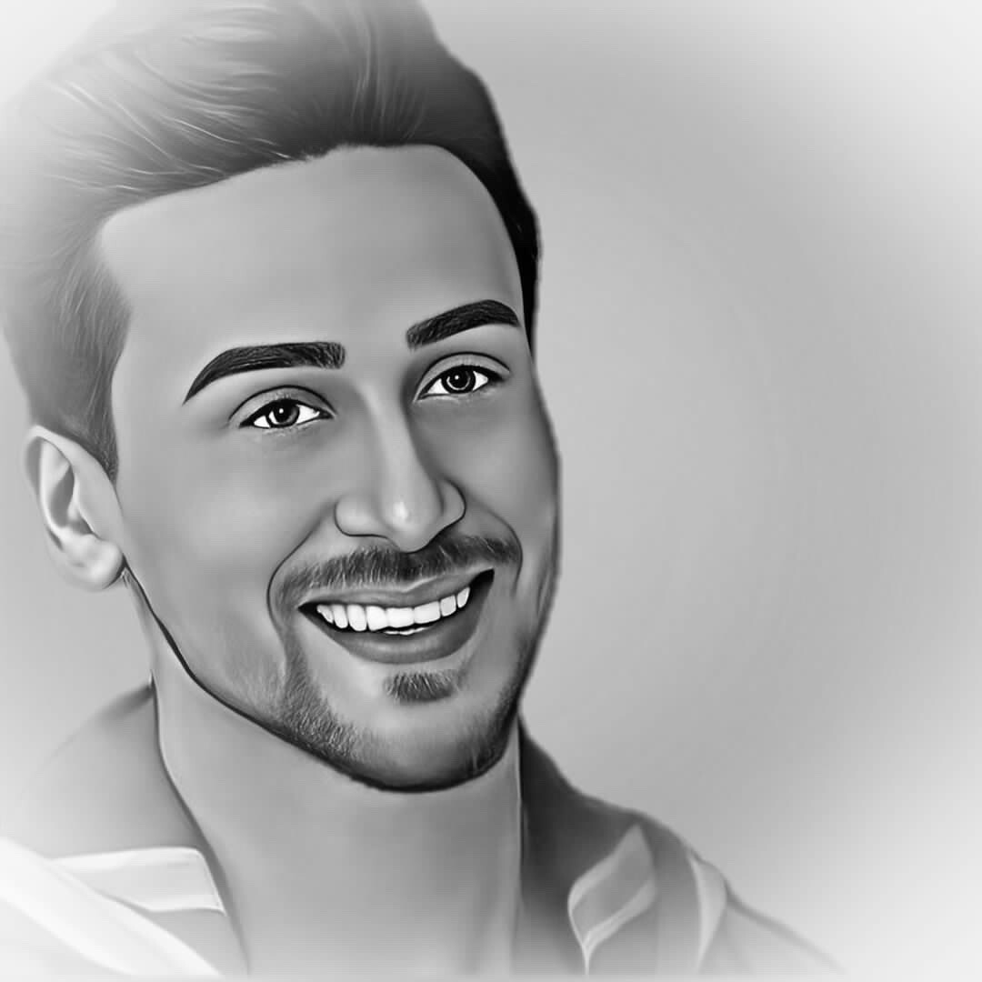 drawing tiger shroff
