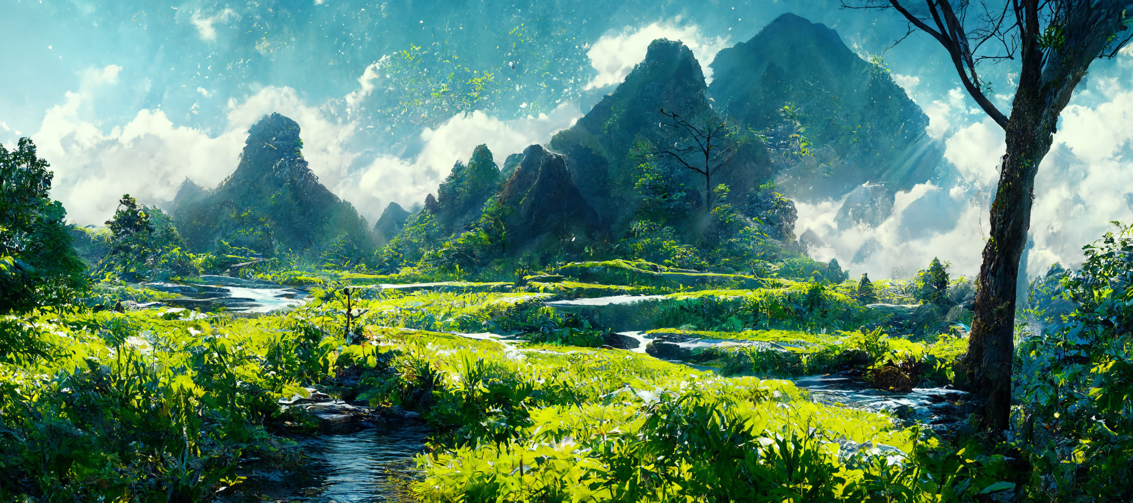 ZC - MidJourney AI Experiment - Mountians