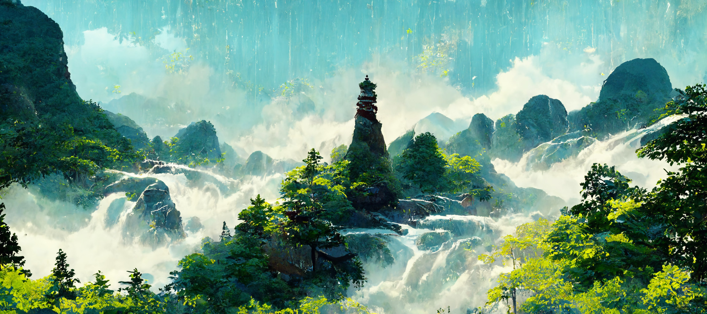 ZC - MidJourney AI Experiment - Mountians