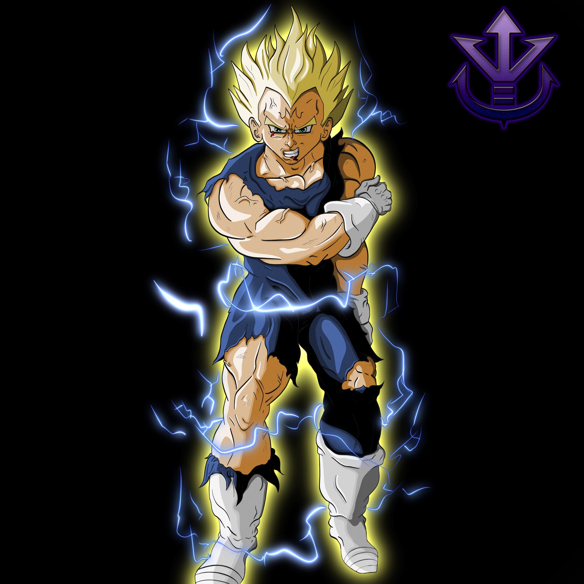 ArtStation - Vegeta practice