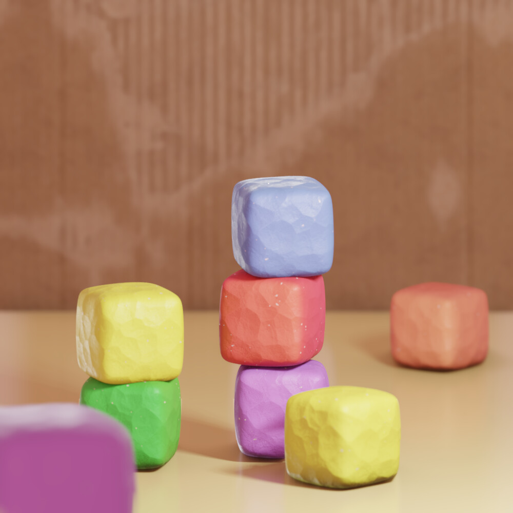 ArtStation - Color Cubes project, part 1.