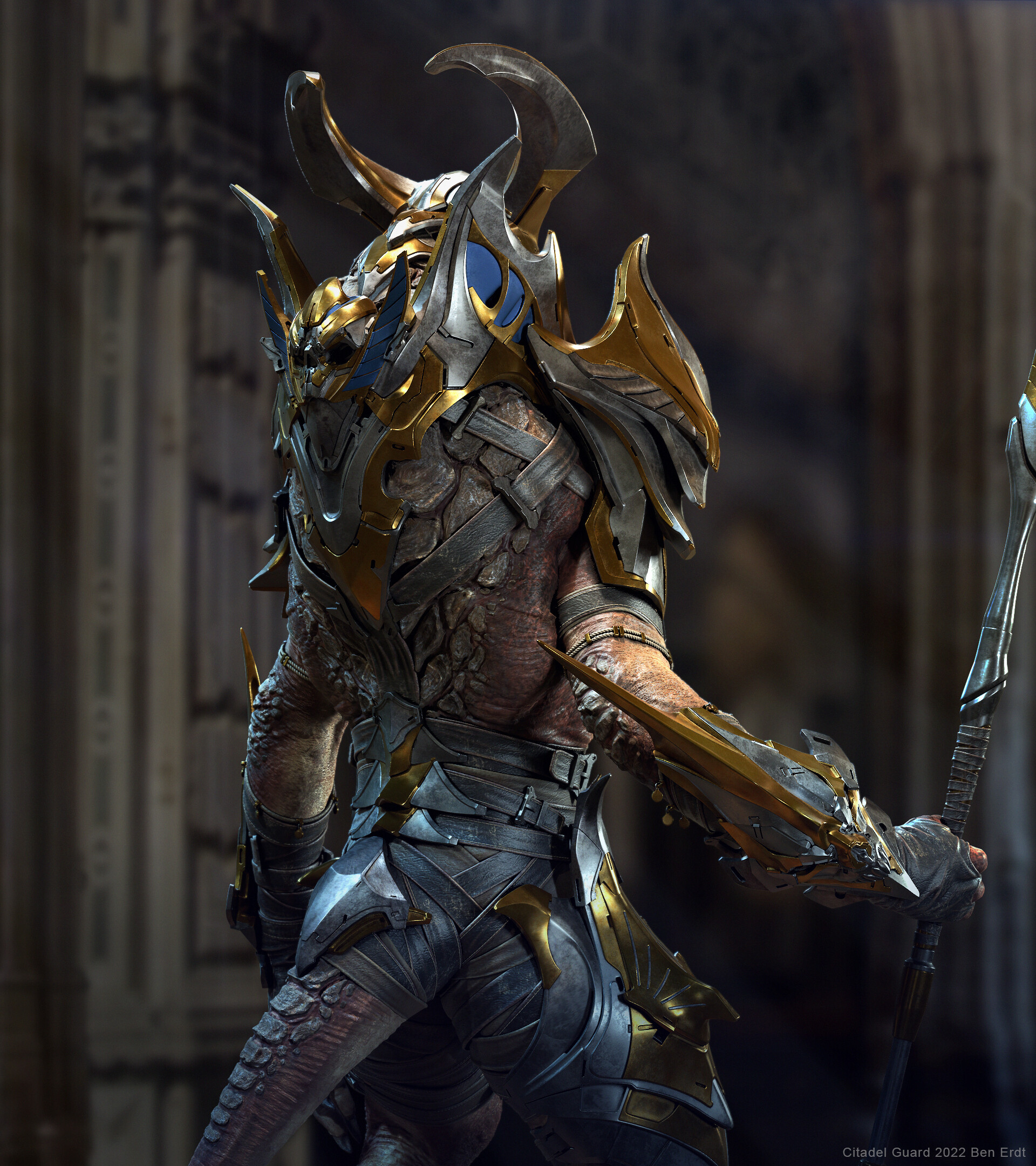 Ben Erdt - Citadel Guard - Look dev model