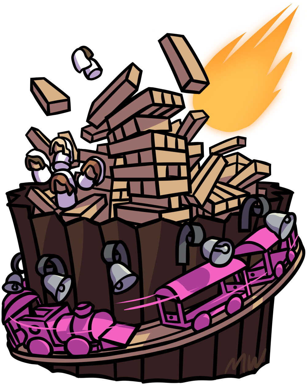 ArtStation - RTGame-themed cupcake (2021)