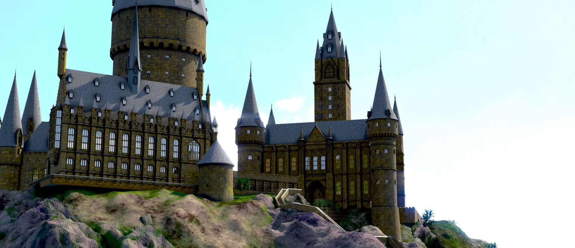 ArtStation - Hogwarts Castles