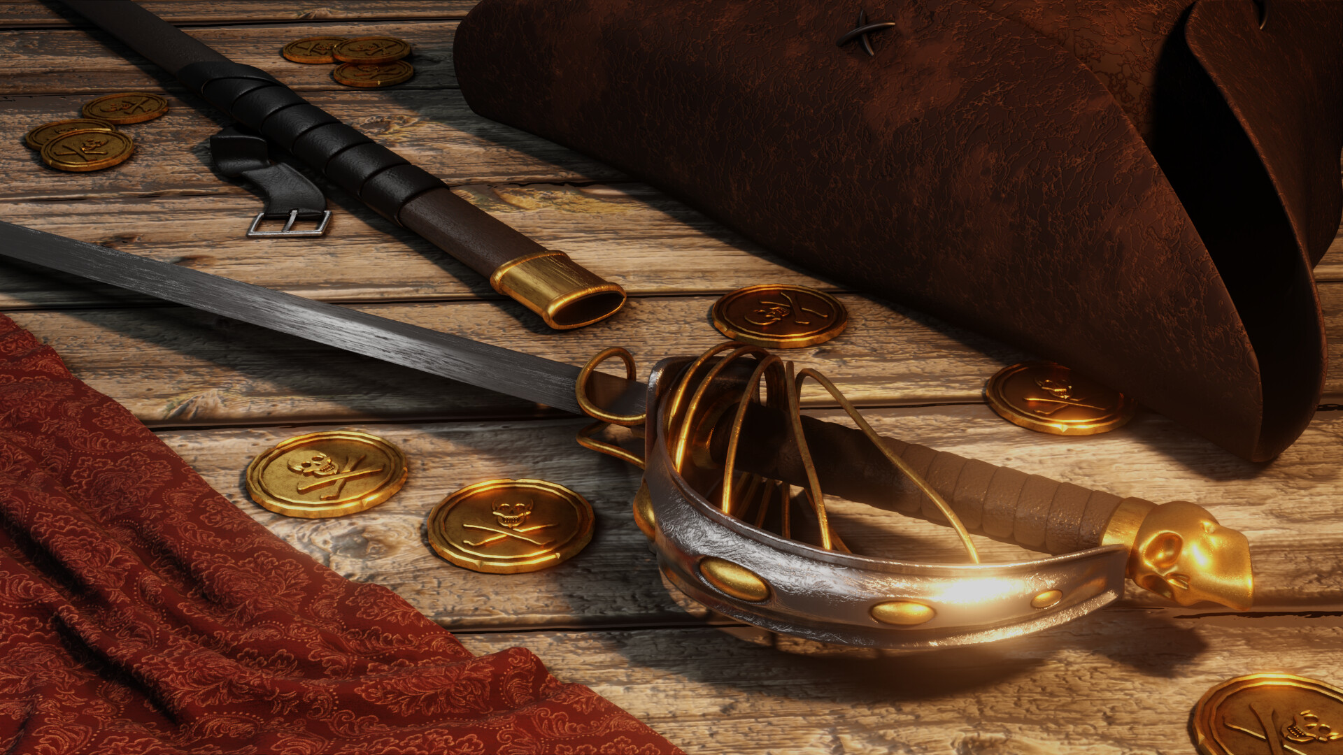 ArtStation - Pirate's sword