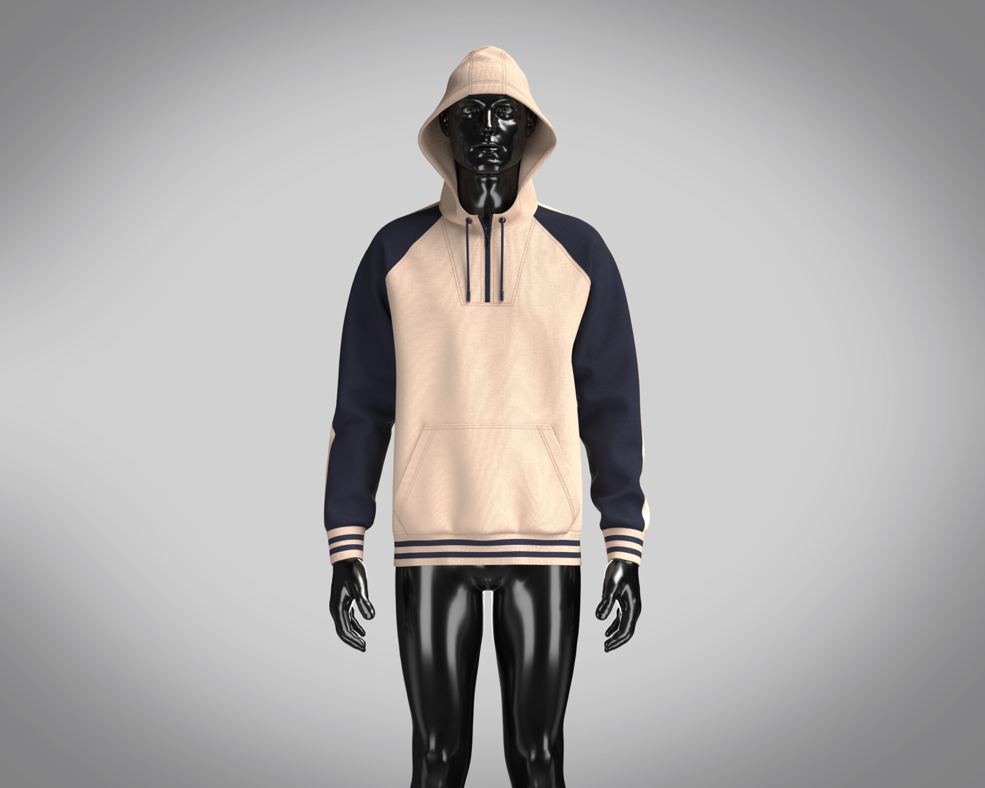 Kult - Hoodie Contrast Sleeve