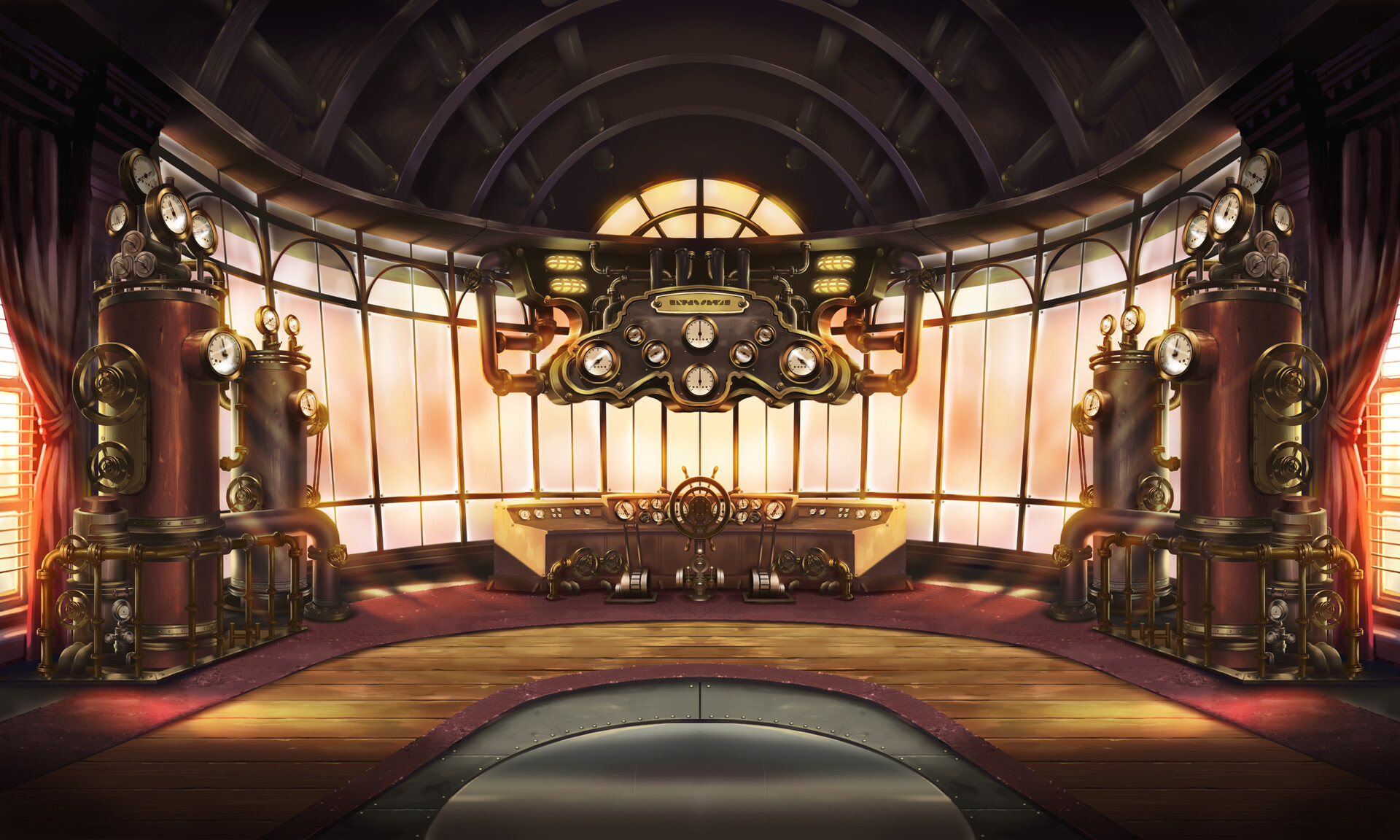 ArtStation - steampunk flying boat