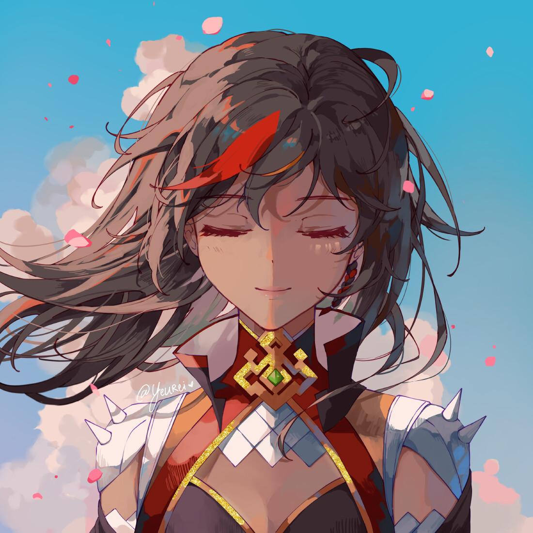 Artstation Genshin Impact Xinyan Silhouette