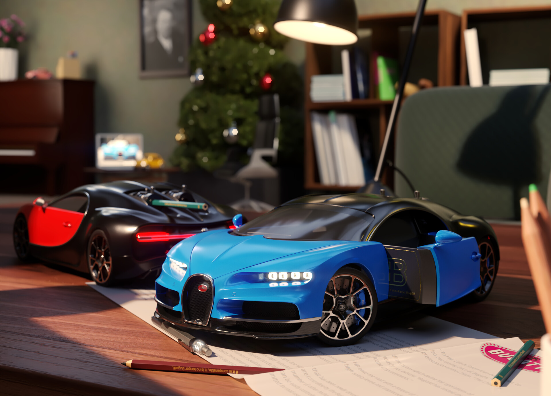 ArtStation - Bugatti Chiron pencil sharpener
