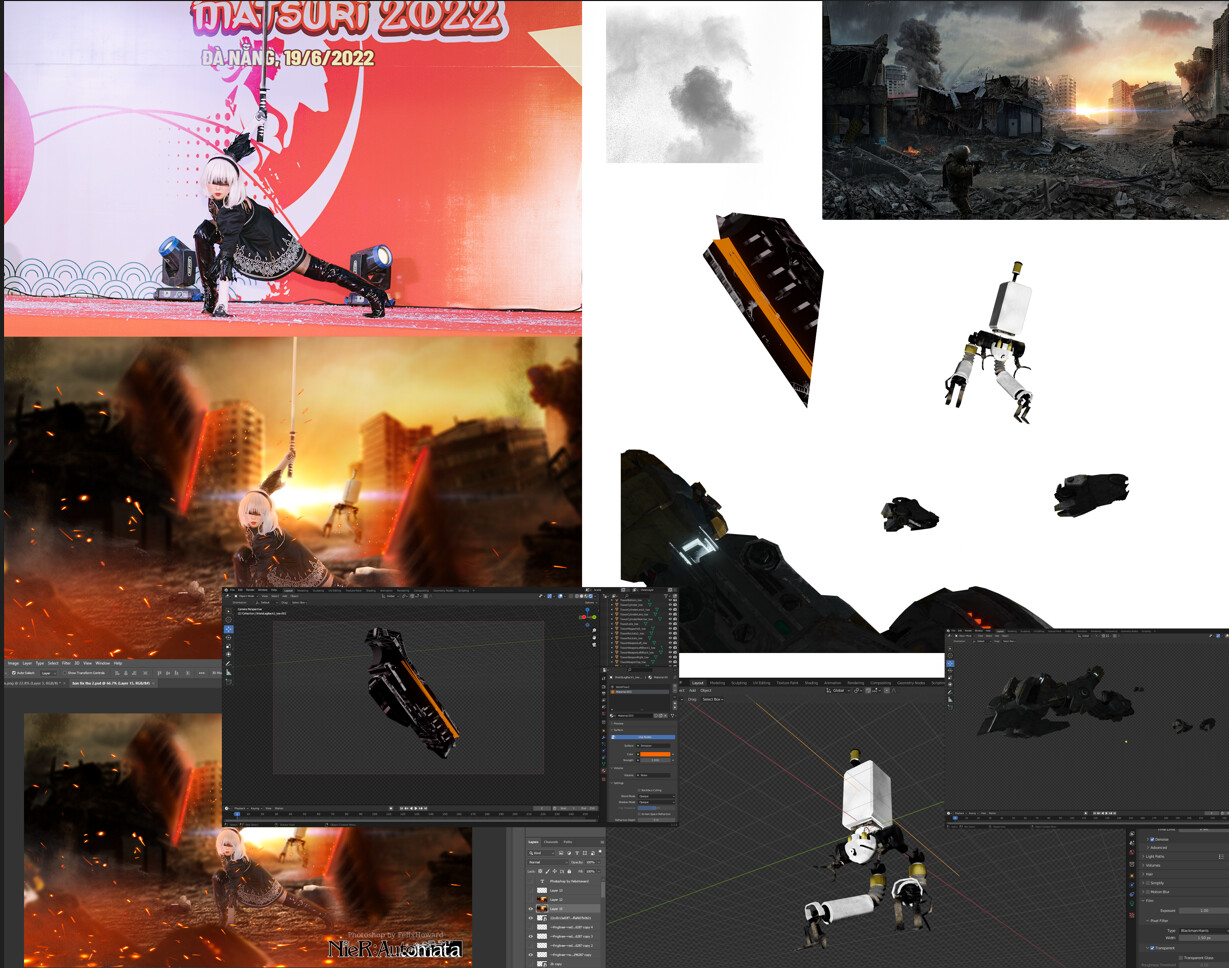 Khanh Duy - 2B - Manipulation Photoshop - Automata