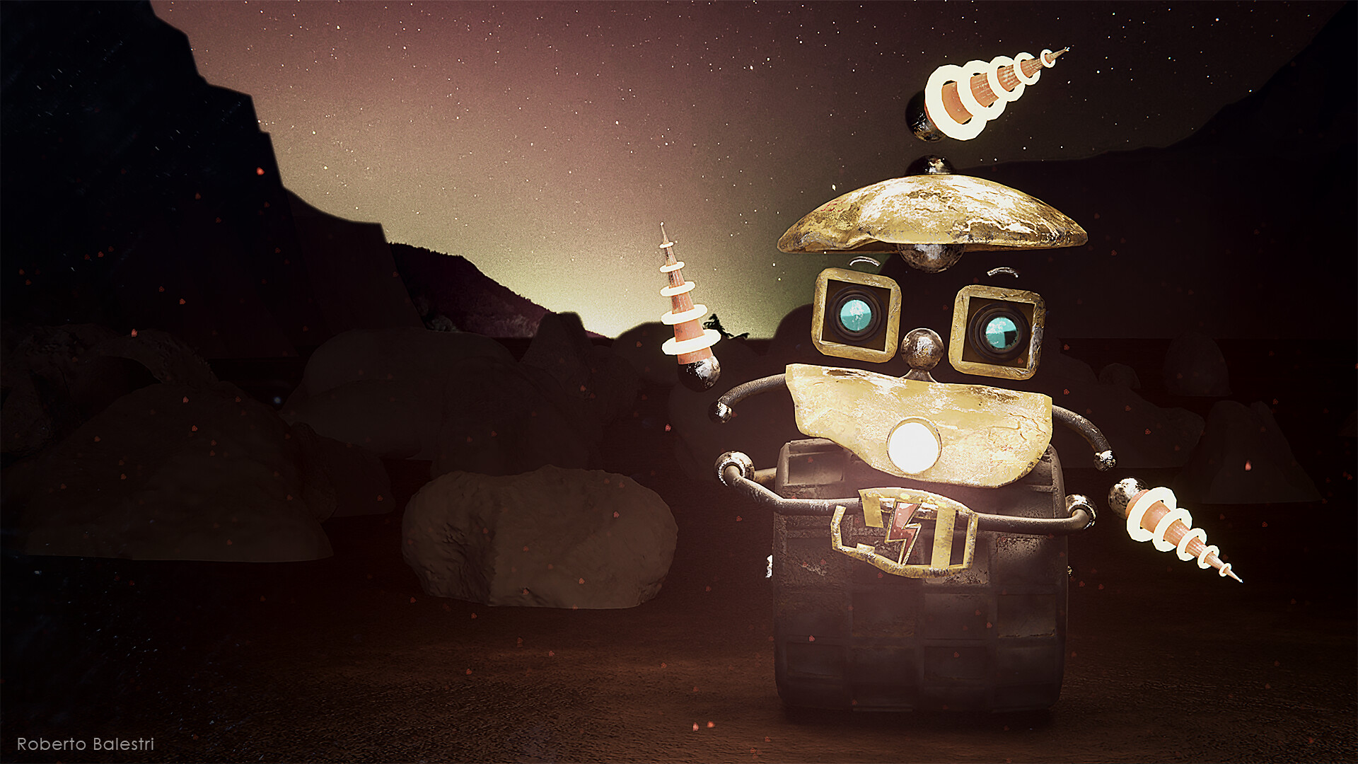 Roberto Balestri - RoBolt. The sparkling droid.