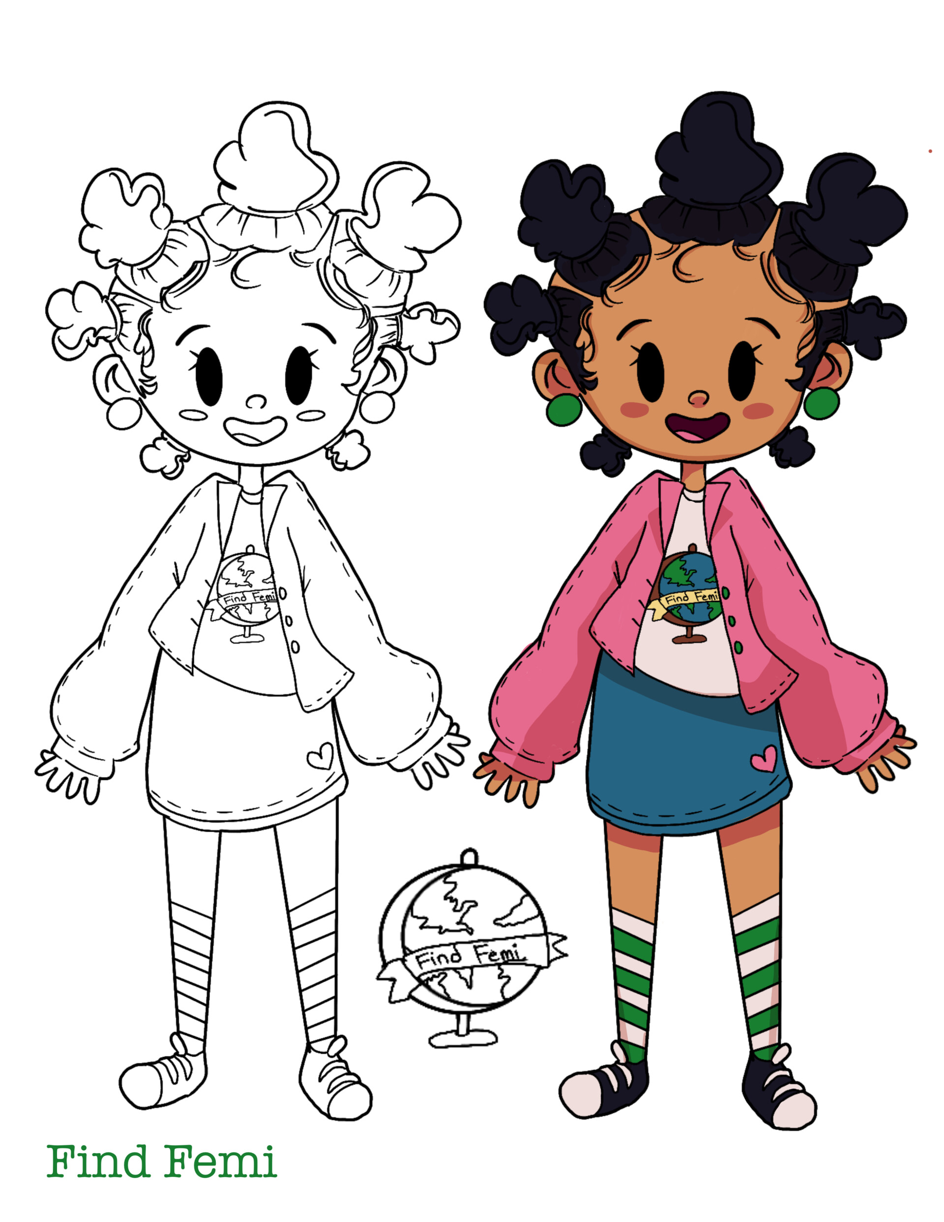 ArtStation - Find Femi (character model, hairstyle, and clothing ...