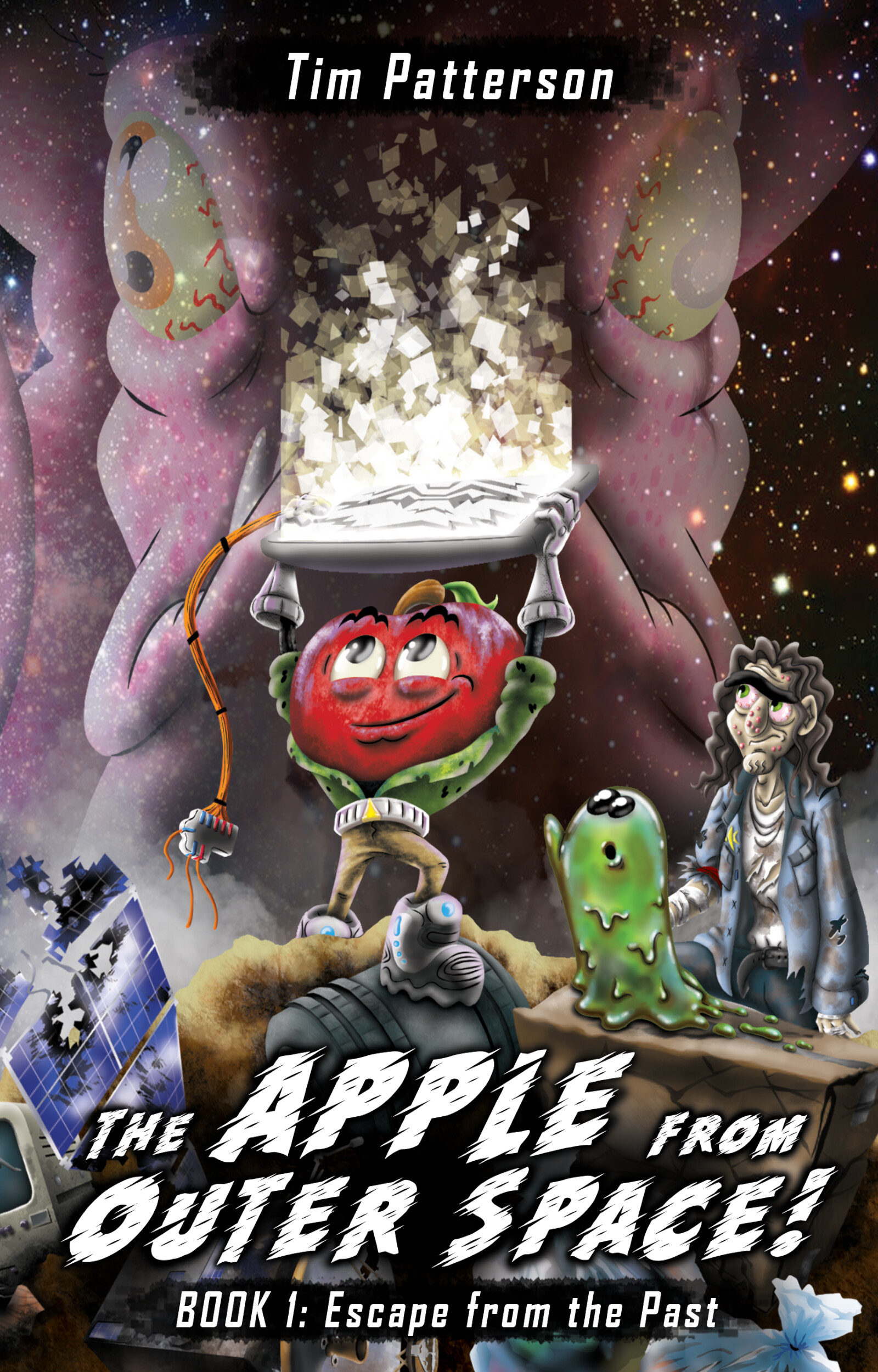 ArtStation - The Apple from Outer Space - Book Cover Design 2022