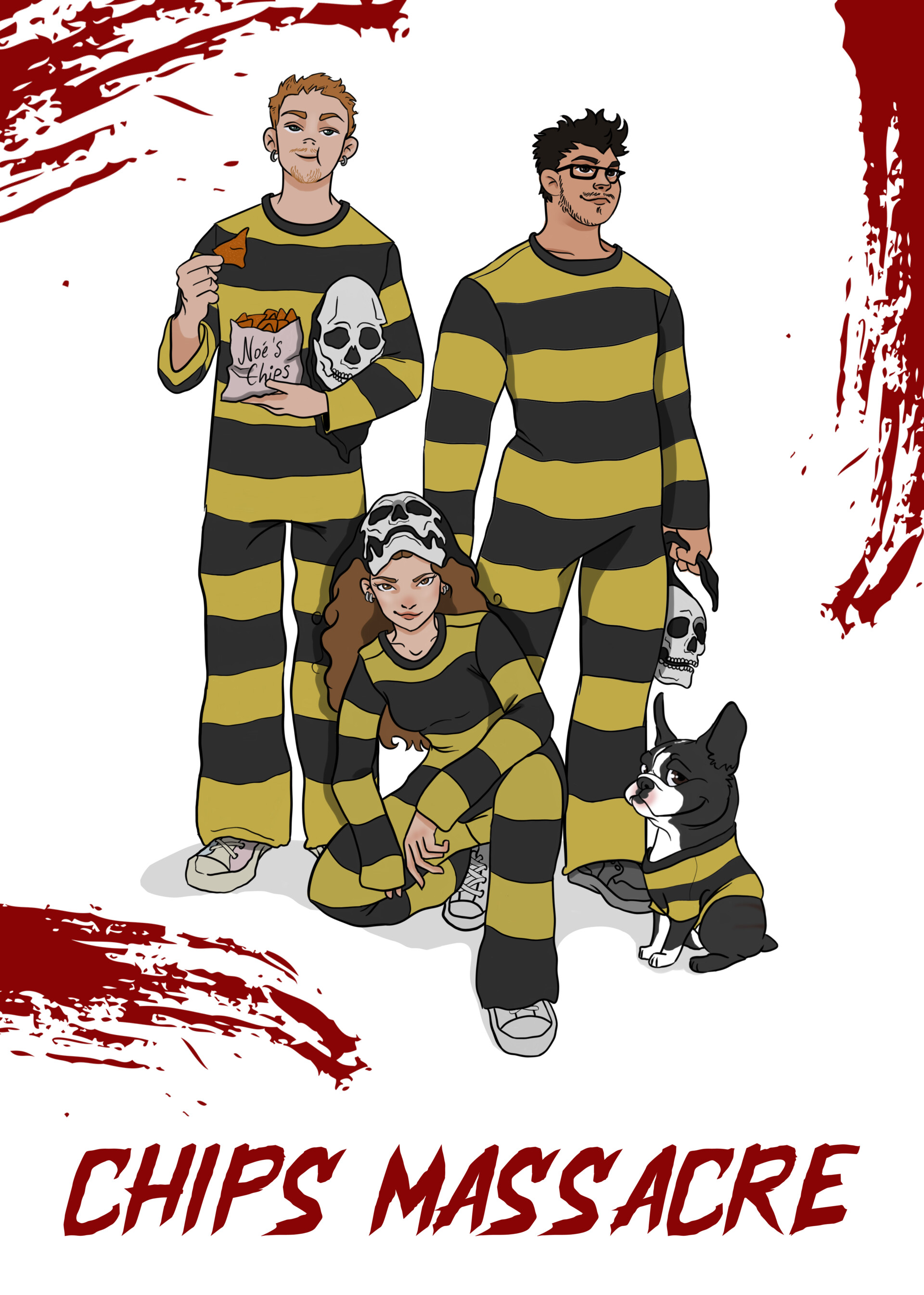 ArtStation - CHIPS MASSACRE / Personal Work for a Friend