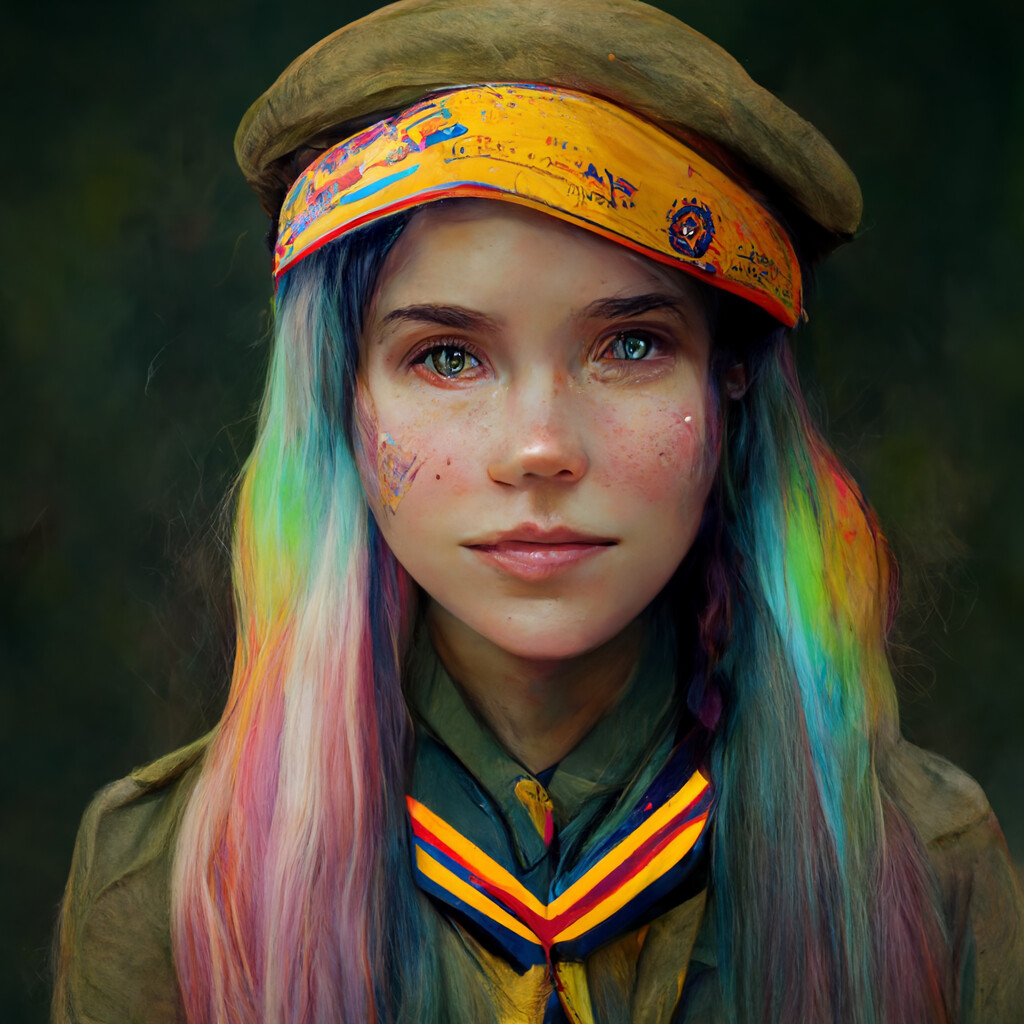 ArtStation - Rainbow Scout Concept