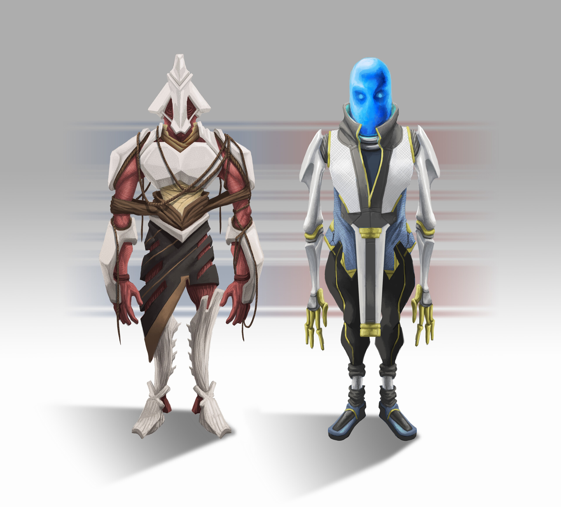 ArtStation - Shape-based Character design explorations