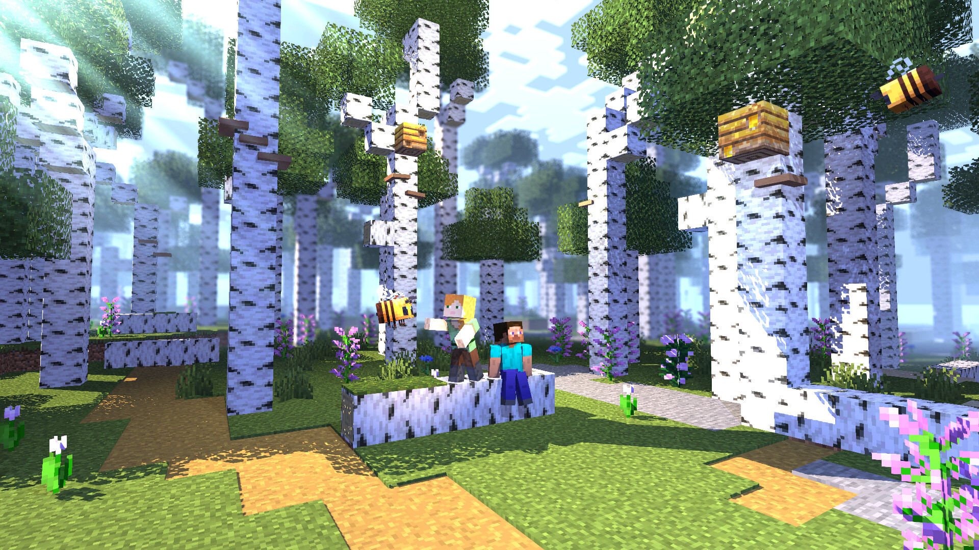 ArtStation - birch forest