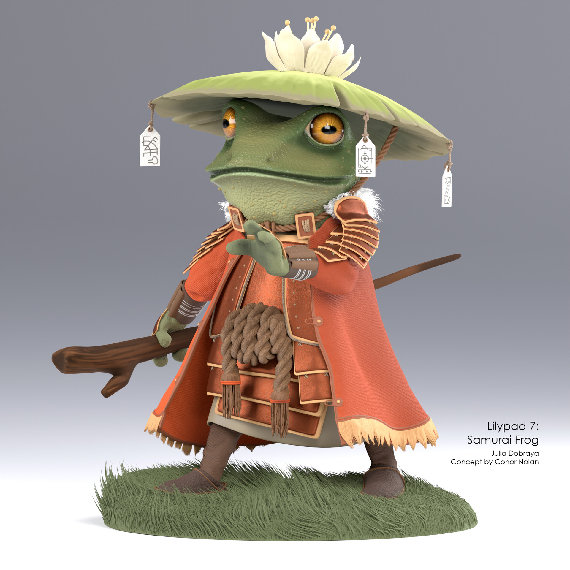 Julia Dobraia - Frog Samurai