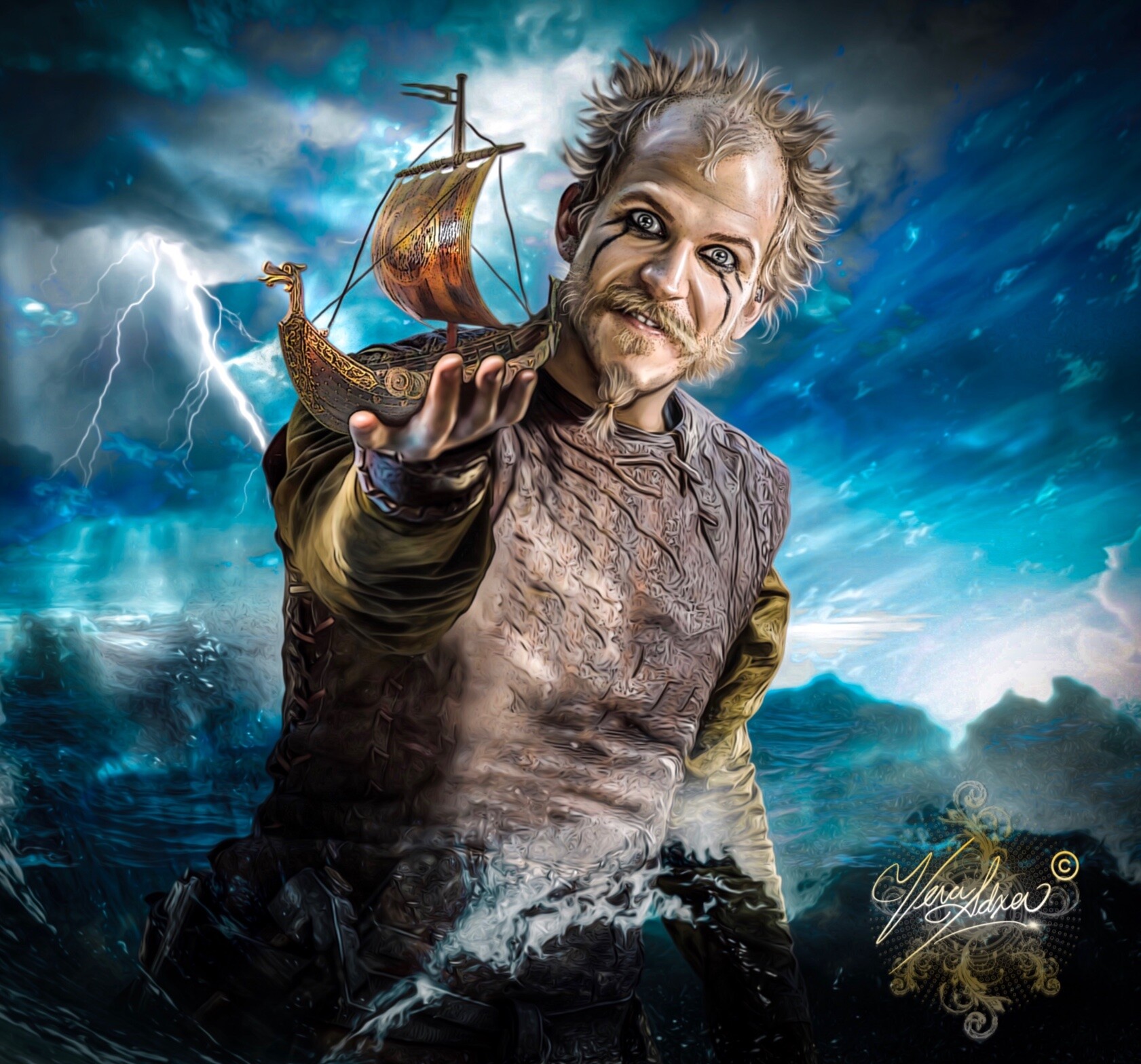 ArtStation - Floki the king of the seas