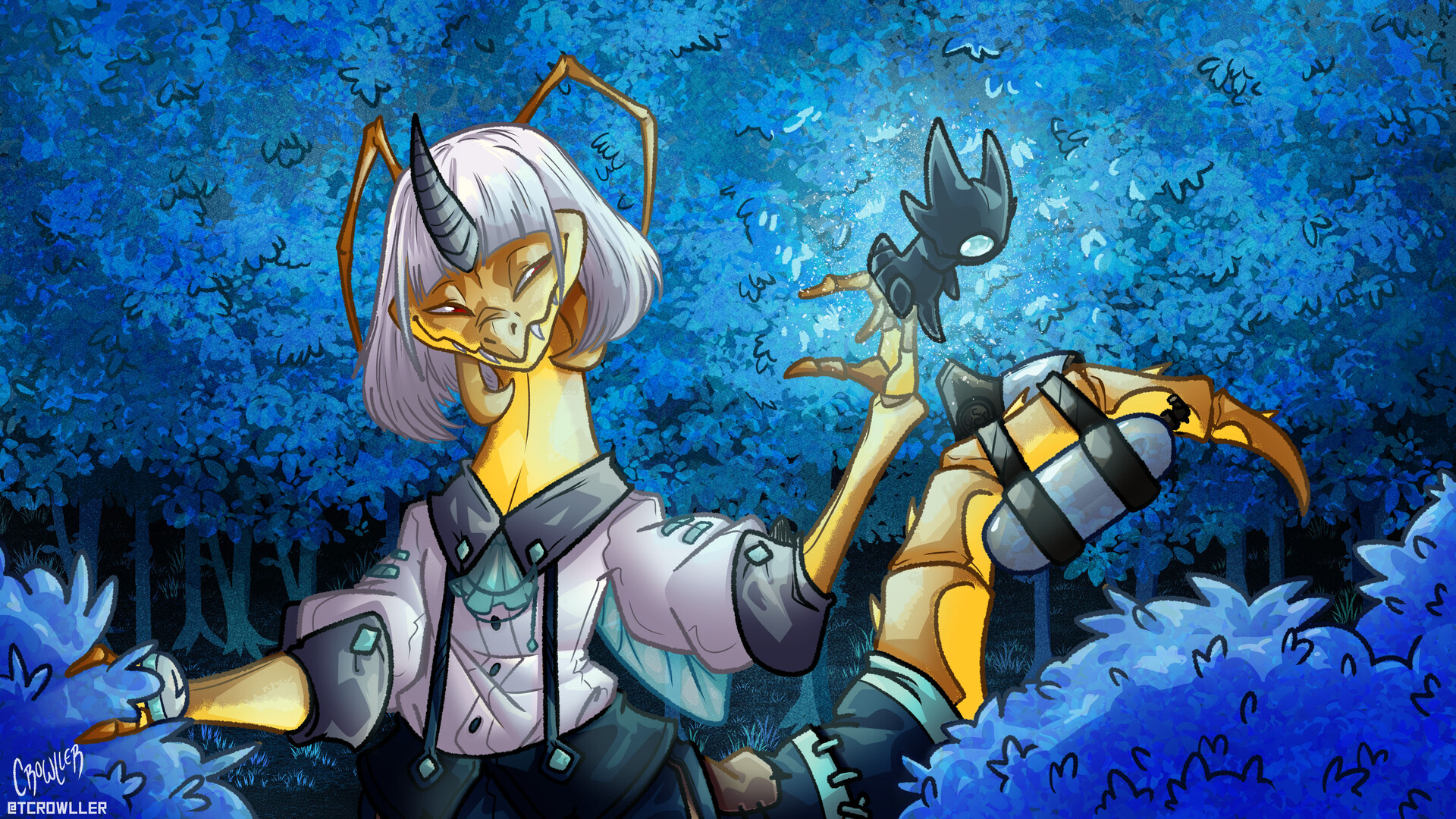 Crowller - CHARACTER DESIGN CHALLENGUE: INSECTOID DRAGON