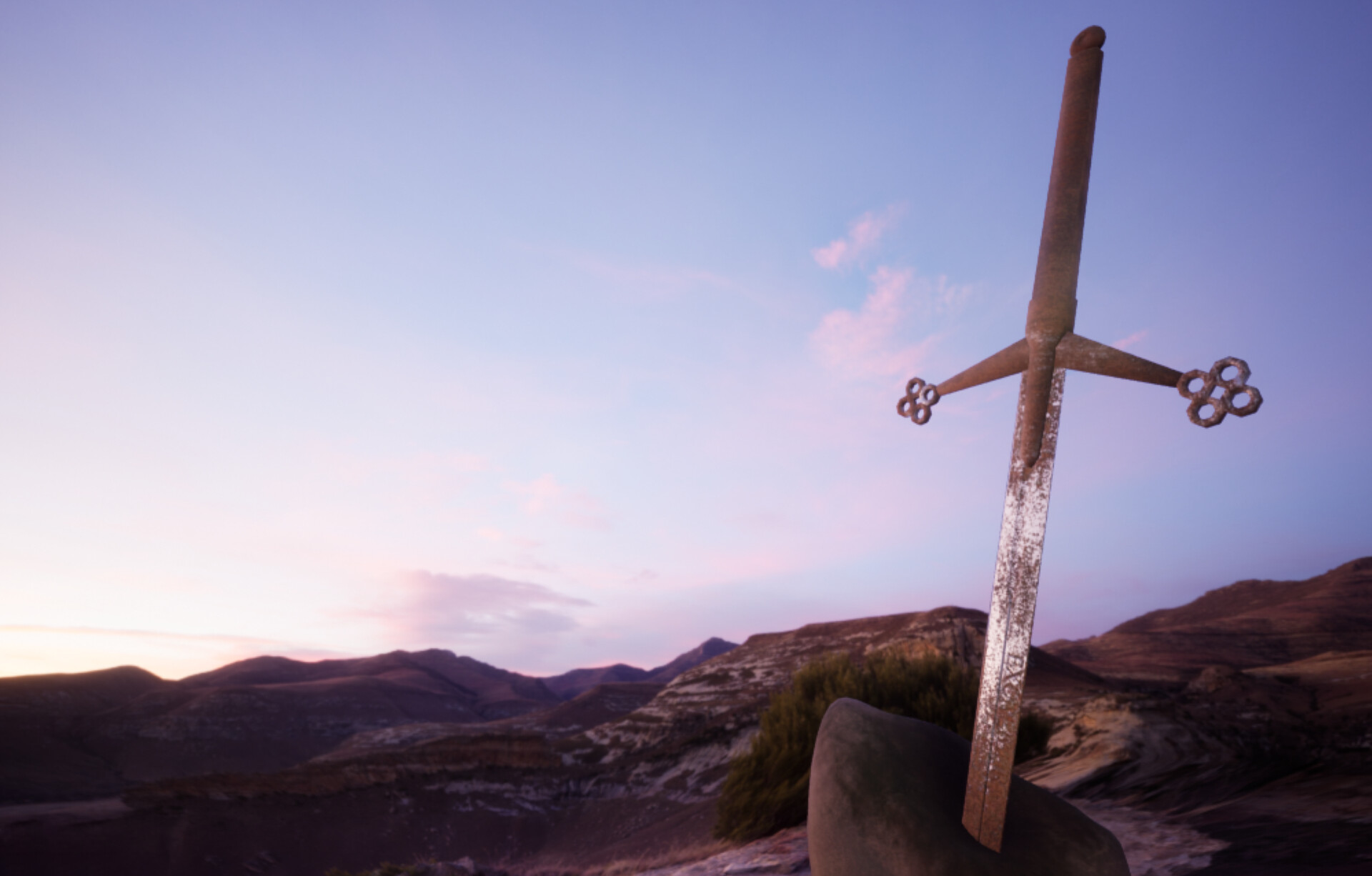 ArtStation - Sword in the Stone (Game Ready)