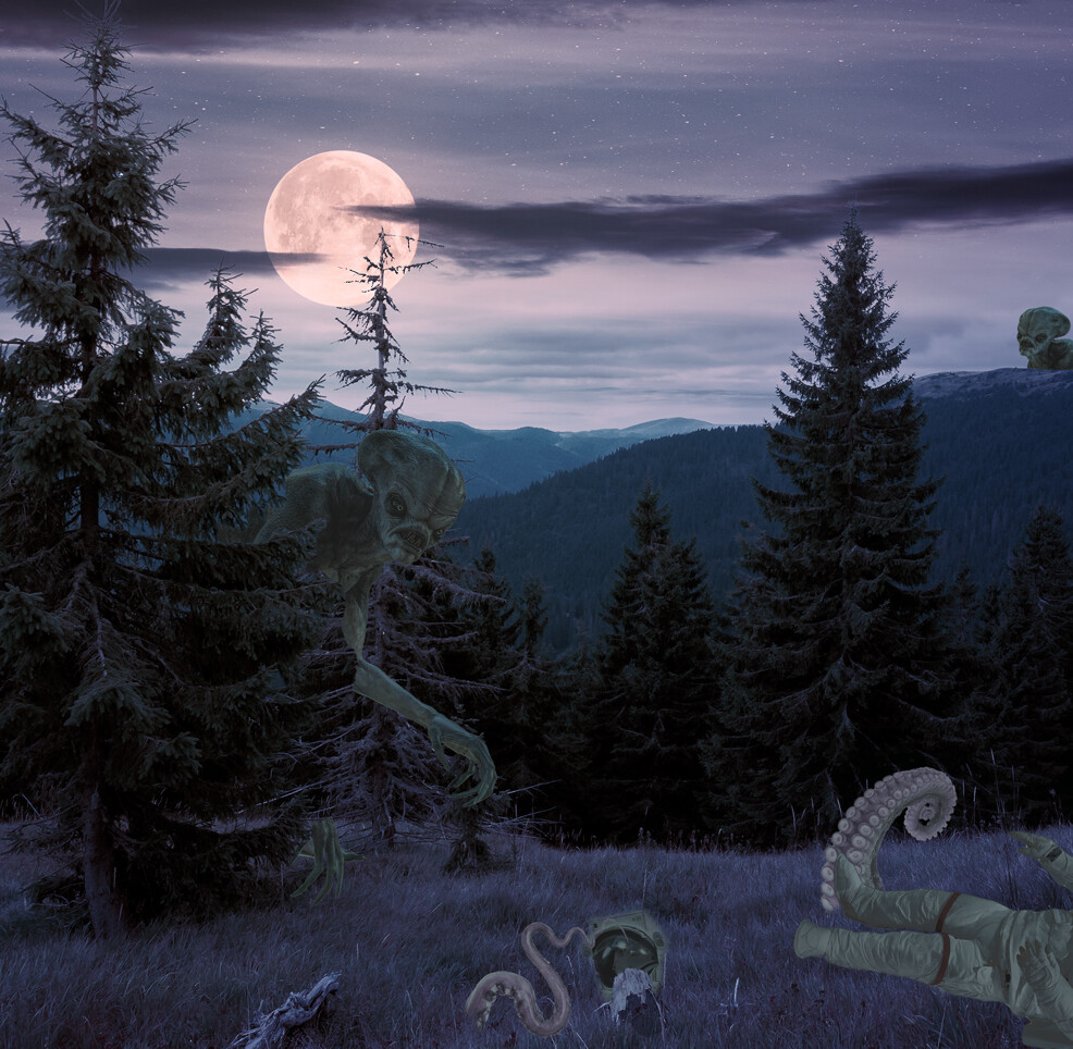 ArtStation - Alien Color Matching Edit