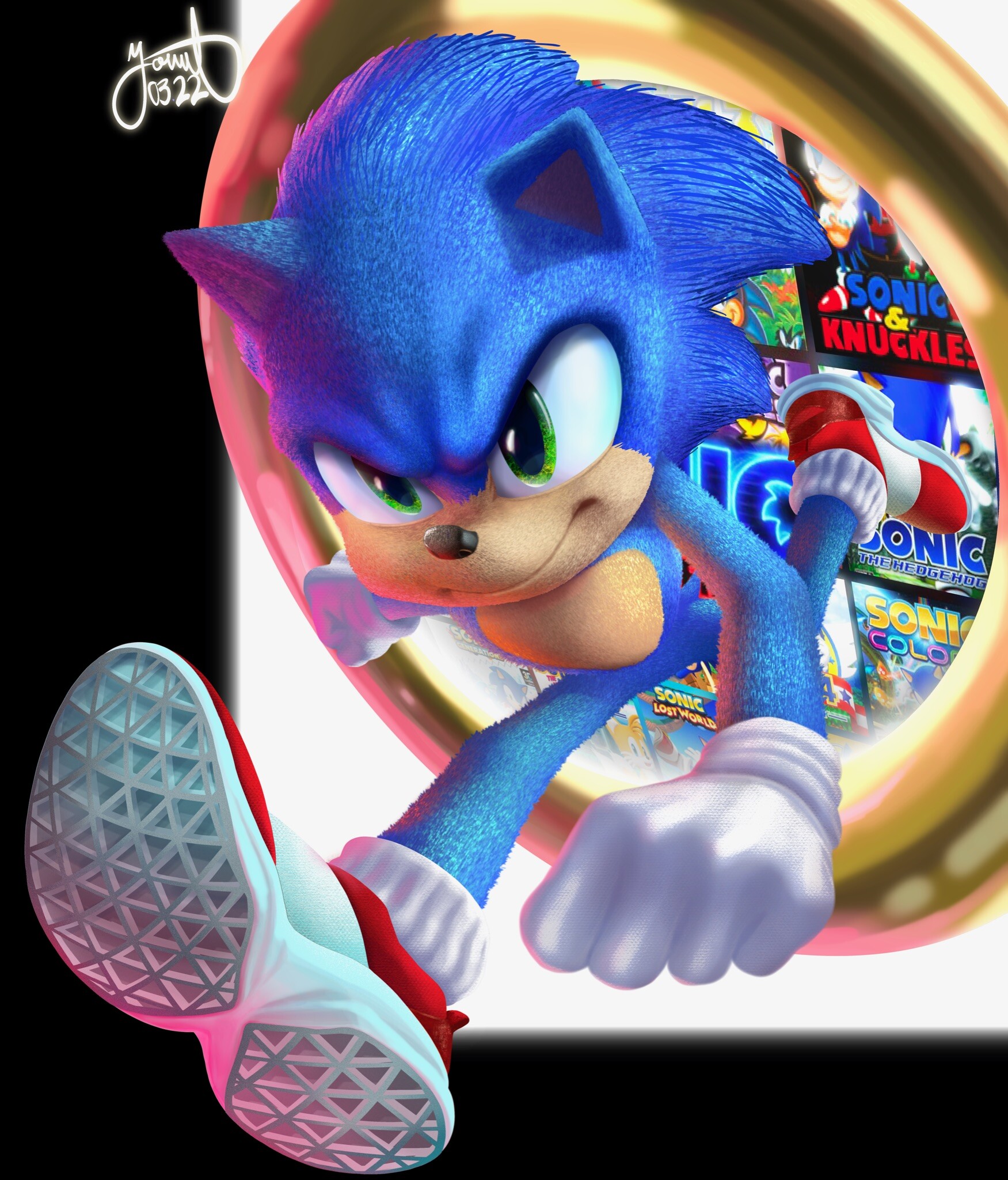 Artstation Sonic The Hedgehog