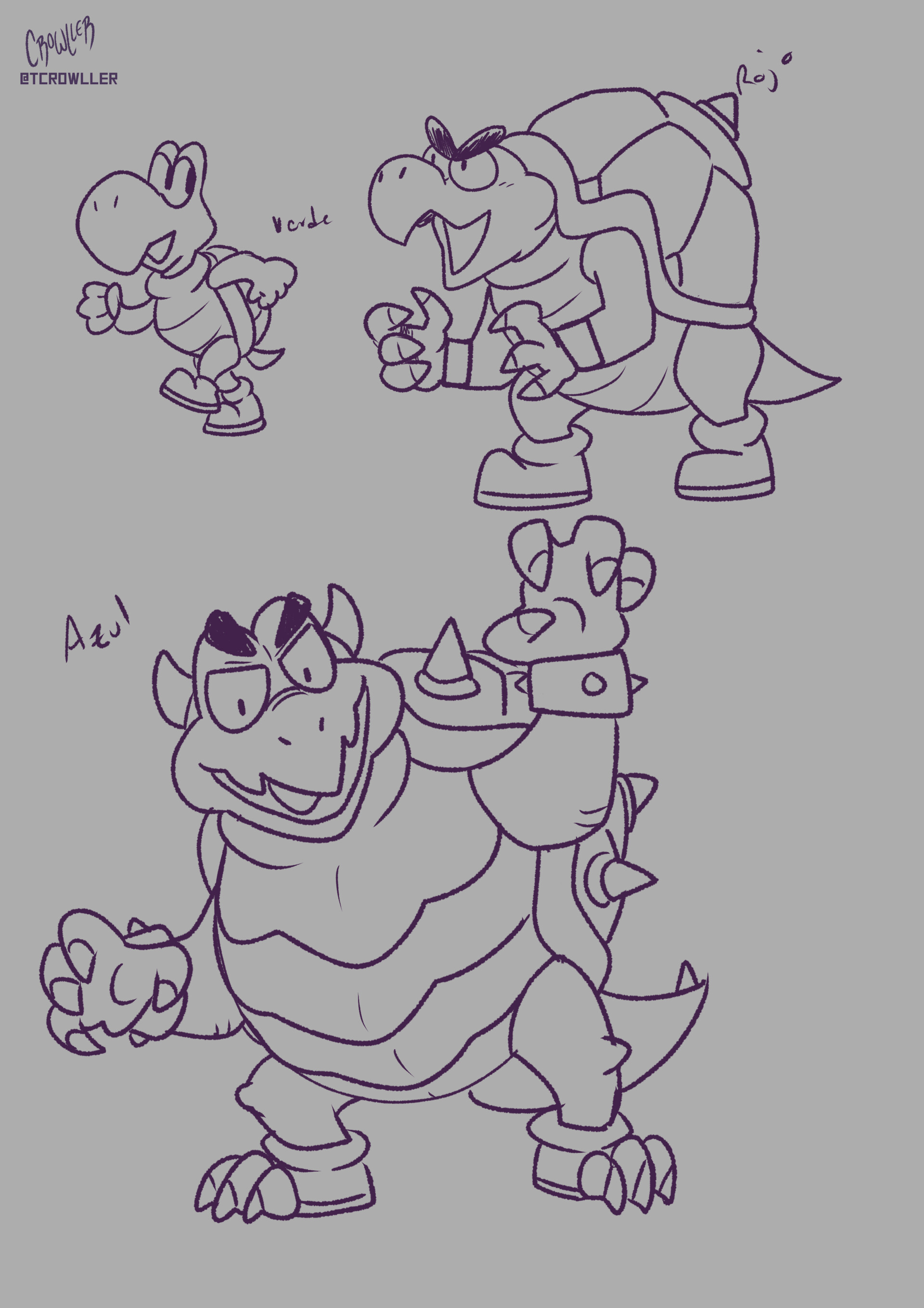 morton mario coloring page