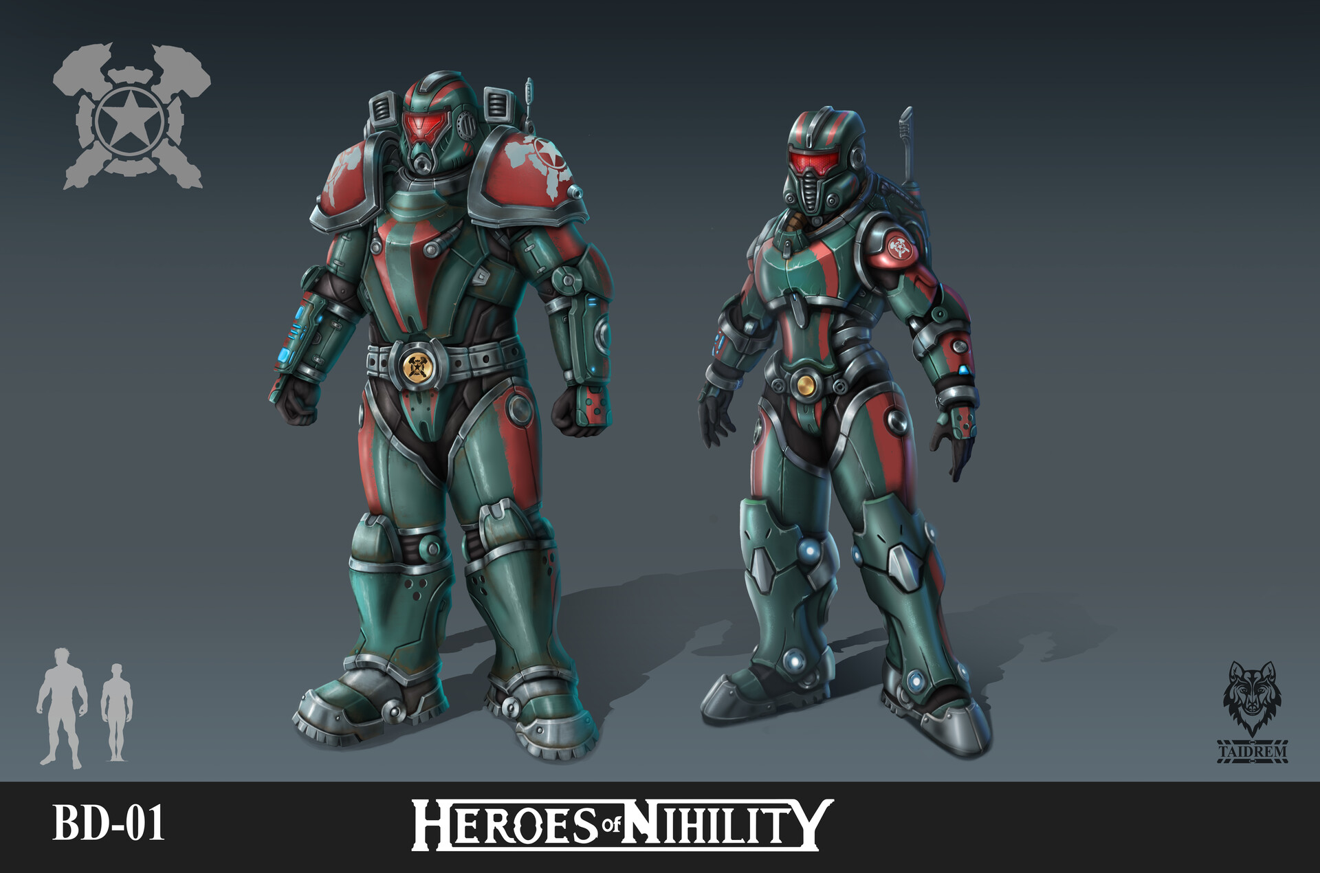 ArtStation - Heroes of NihiliTy - Bogatyrs