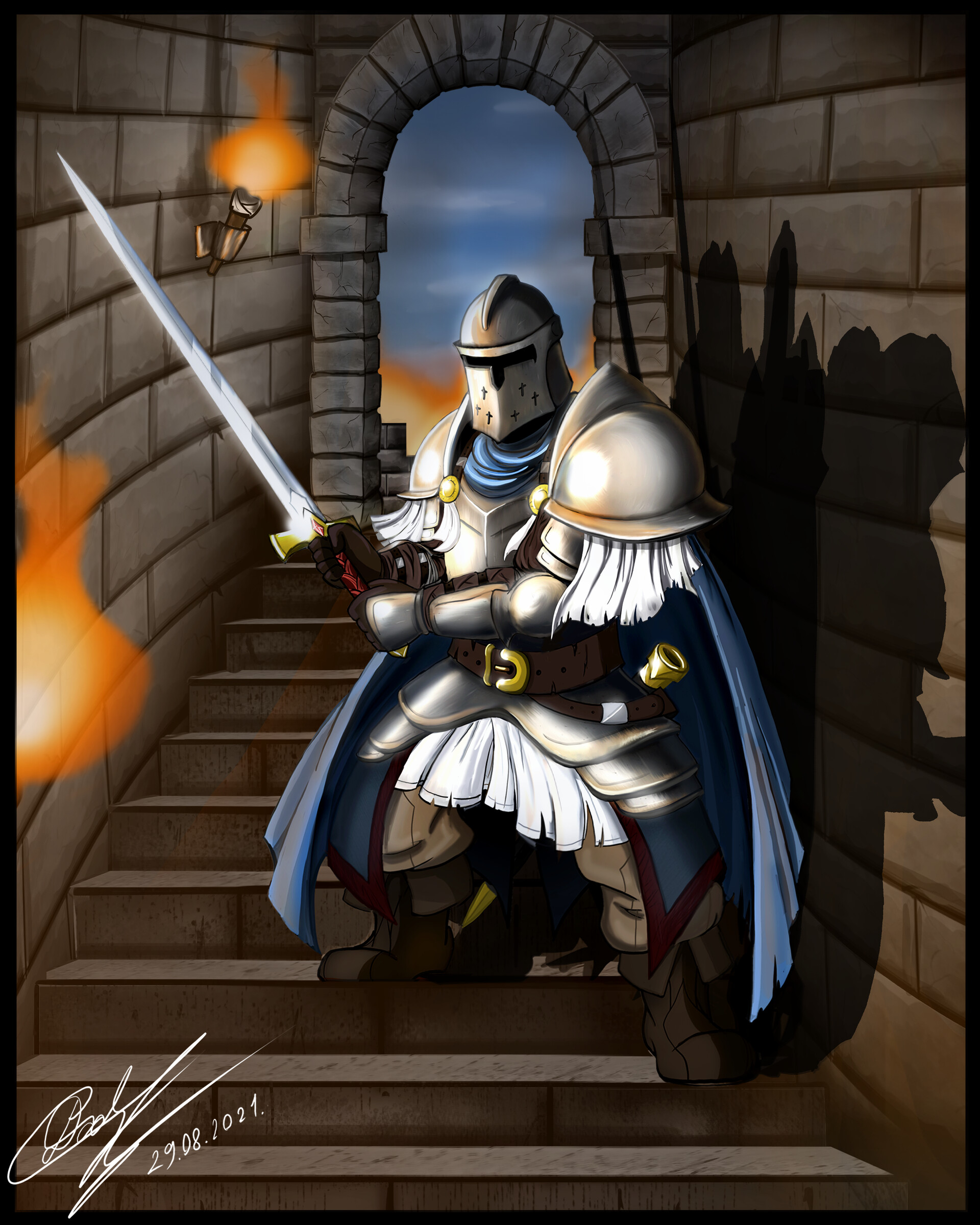 ArtStation - Tower guard. Version 1.