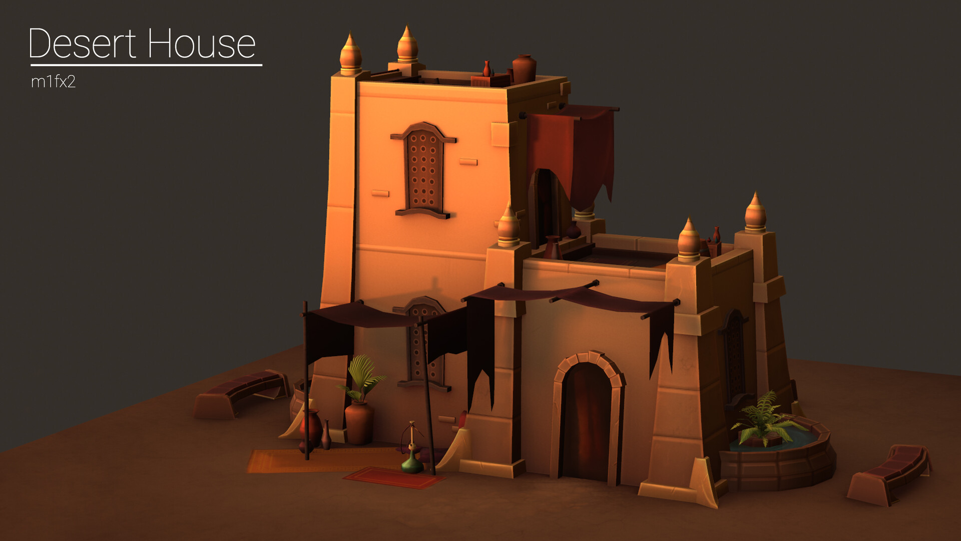 ArtStation - Desert House