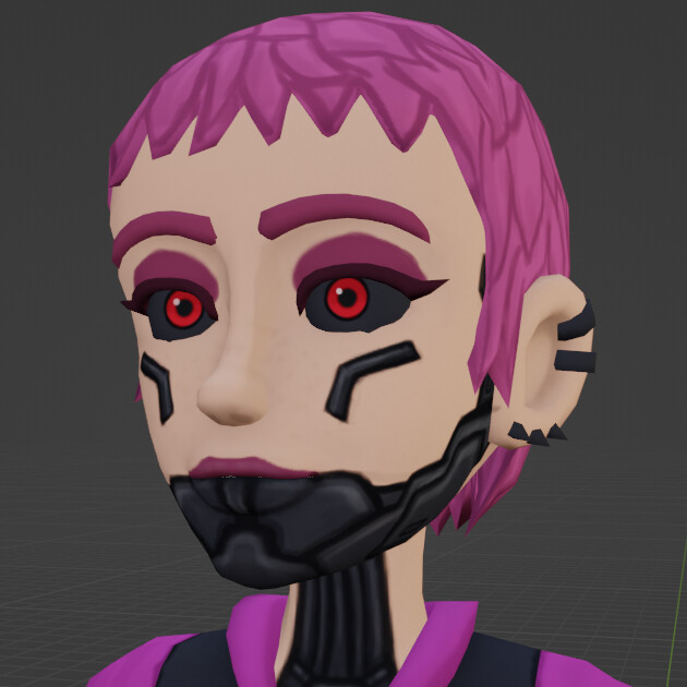 ArtStation - Cyberpunk Girl