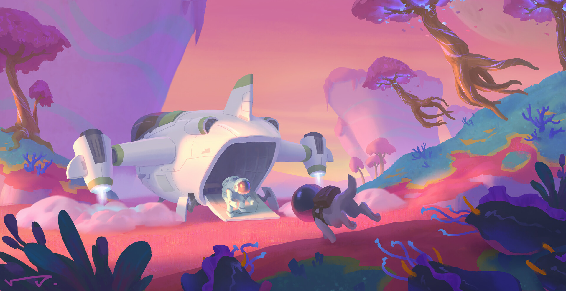 ArtStation - Hurry up, puppy