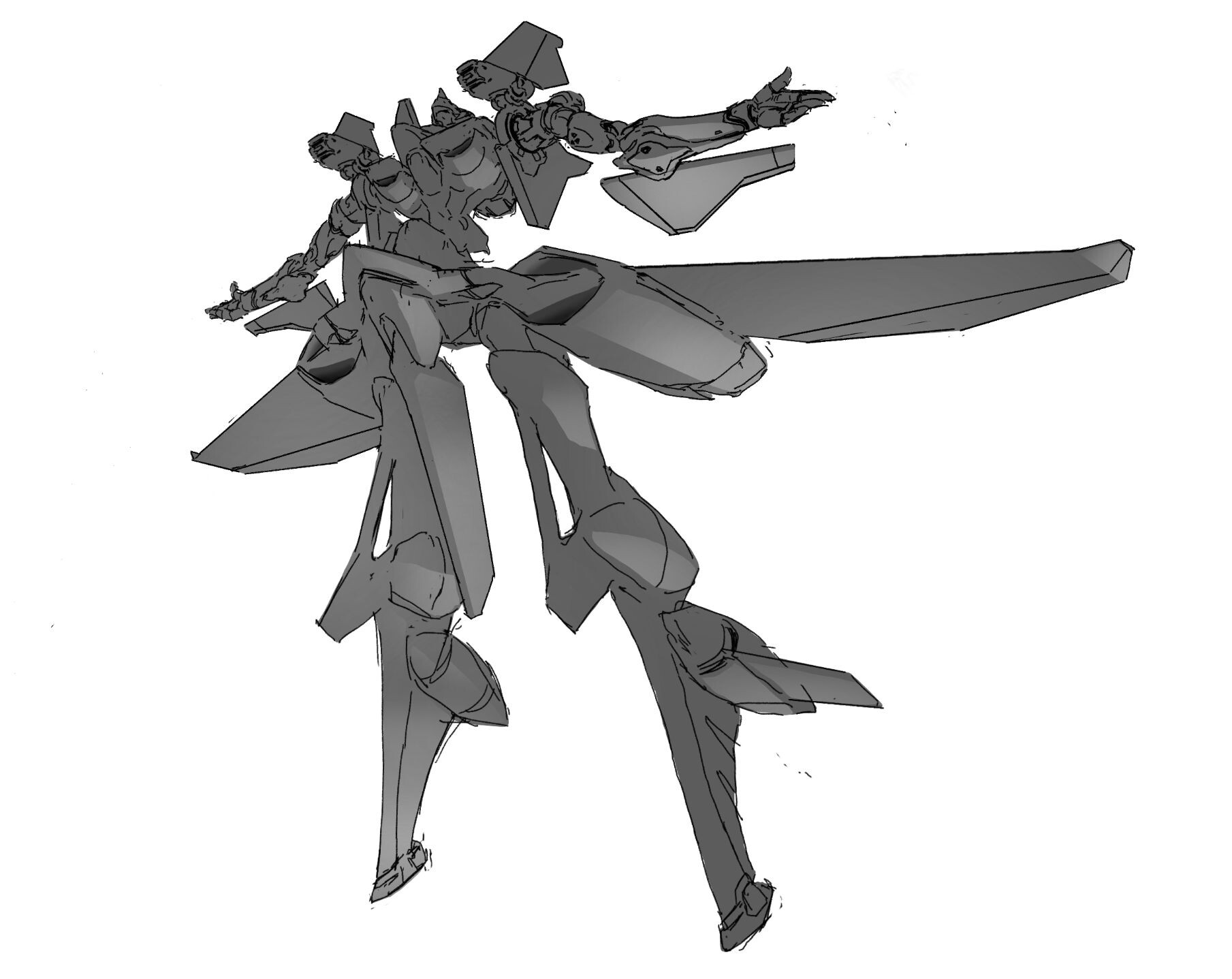 ArtStation - mecha sketches