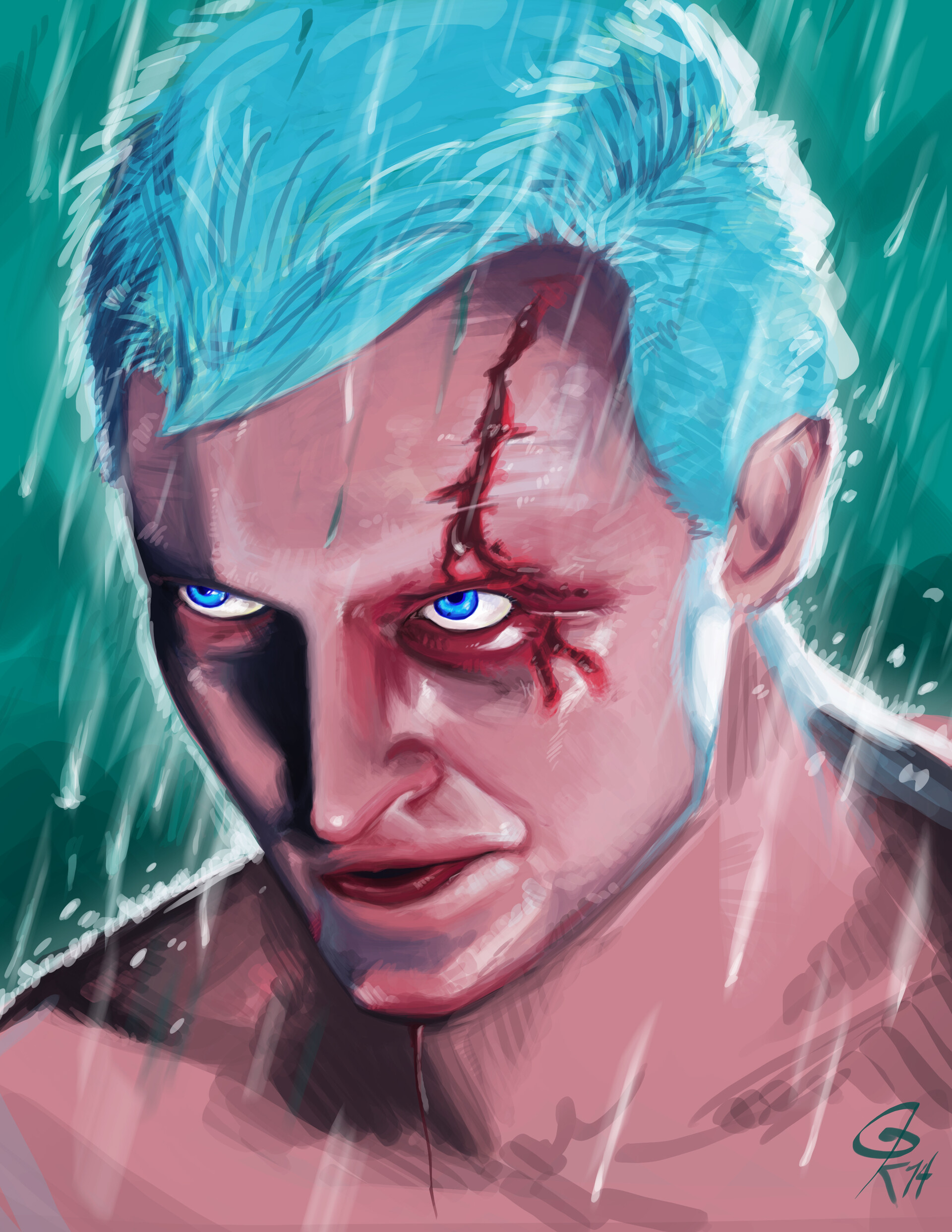 ArtStation - Blade Runner | Roy Portrait