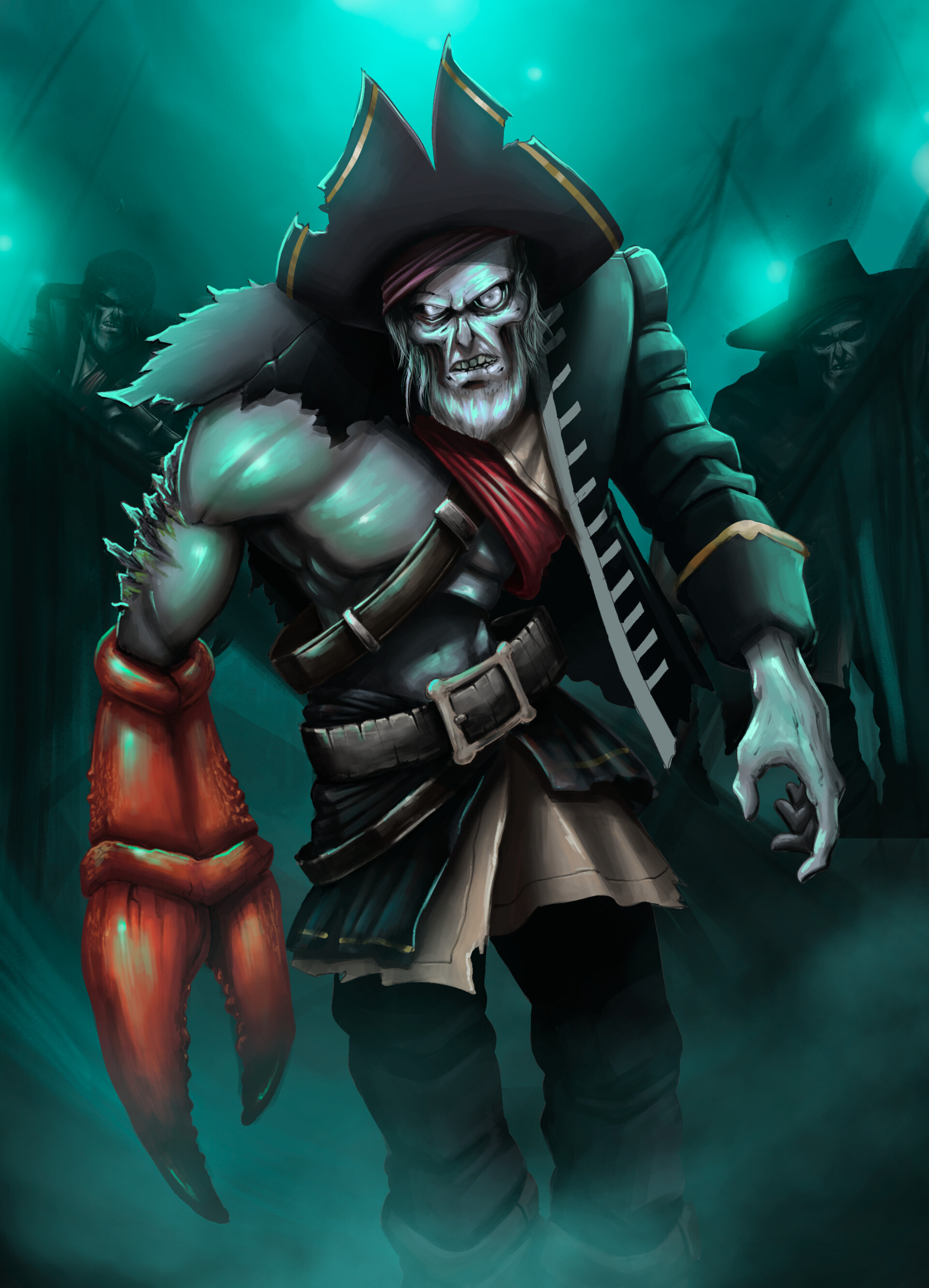 Gustavo Dilarri - Zombie Pirate Crab Token MTG