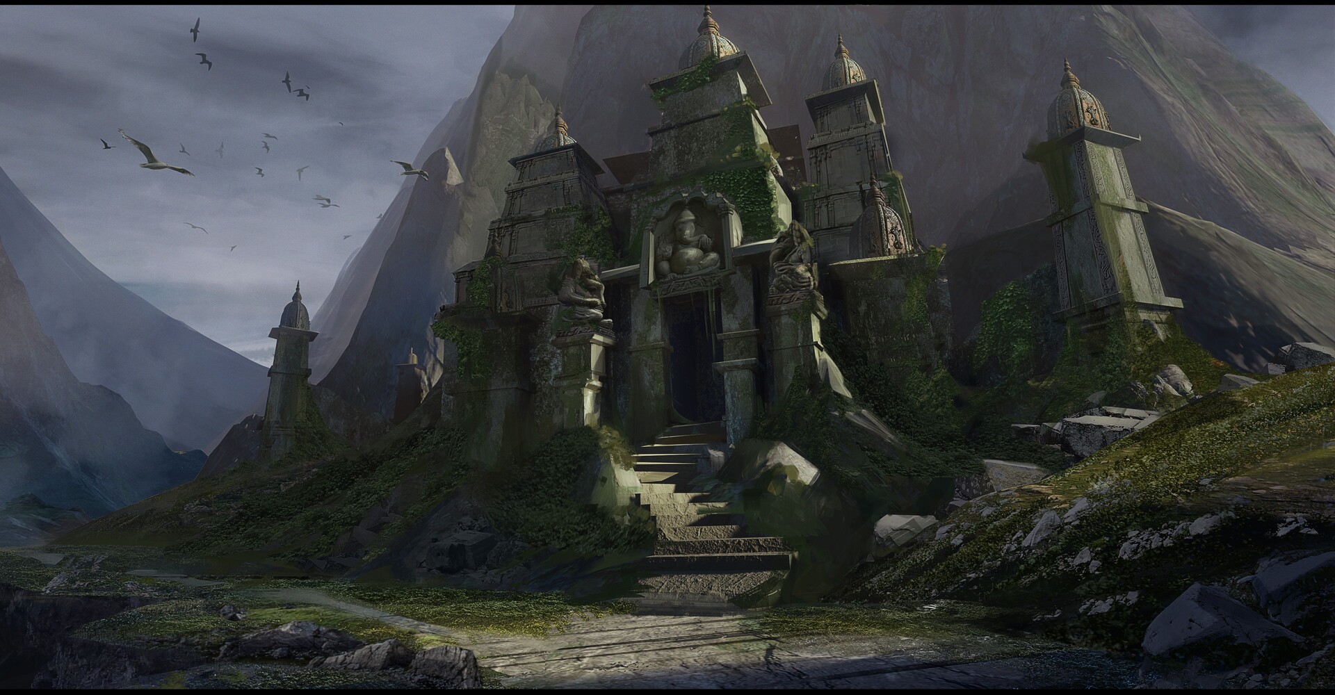 ArtStation - Ancient Mountain Temple