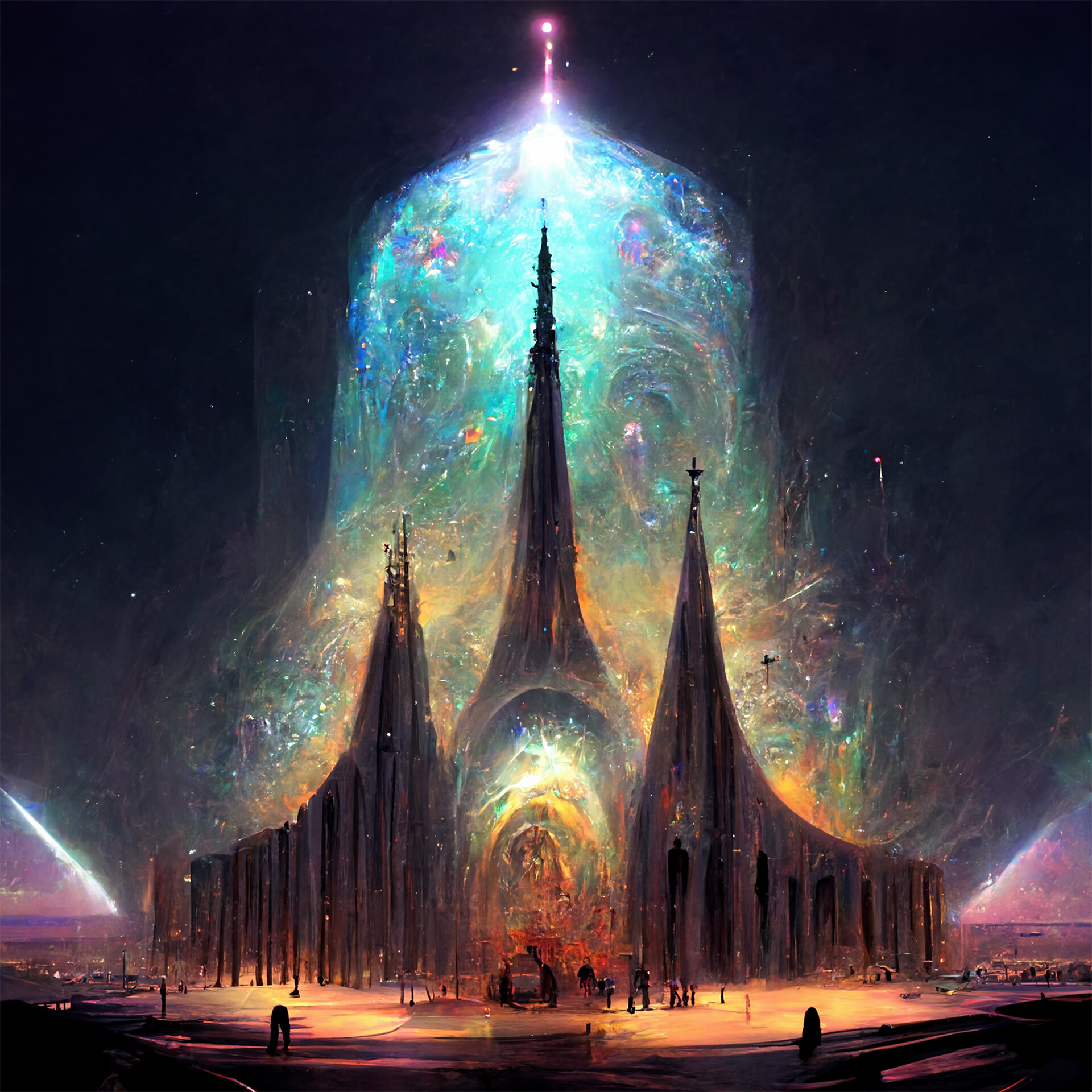 ArtStation - Cosmic Cathedrals 1-3