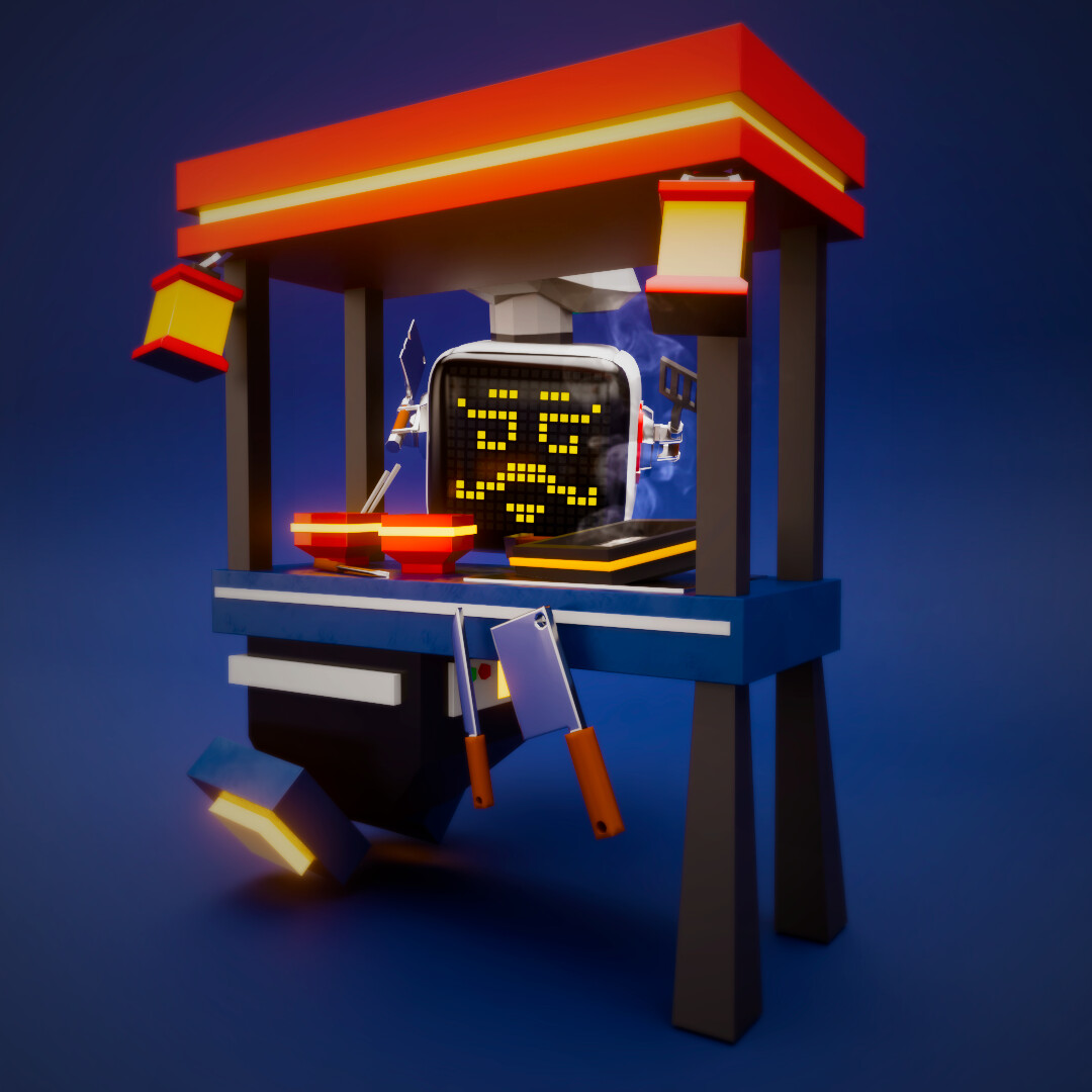ArtStation - Cooking bot | Street-food