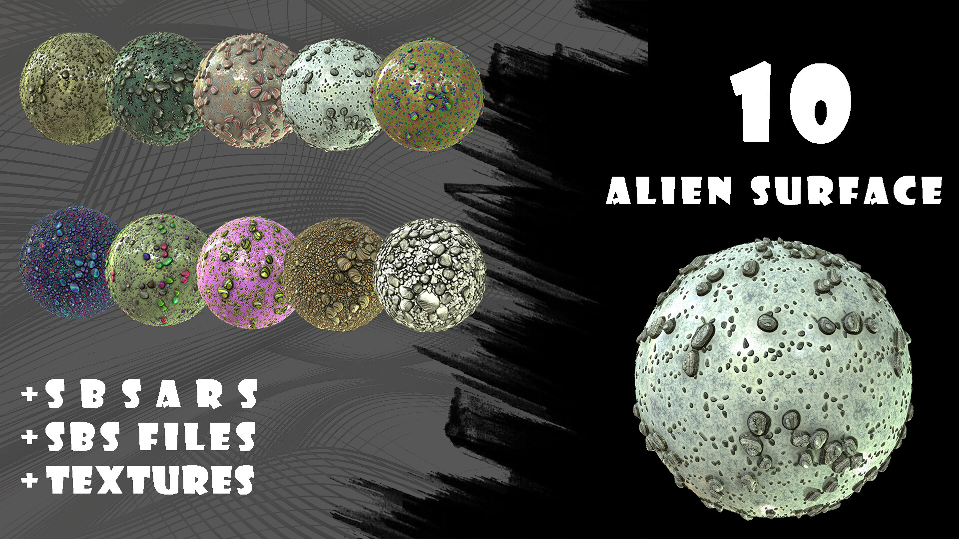 ArtStation - 10 Alien Surfaces