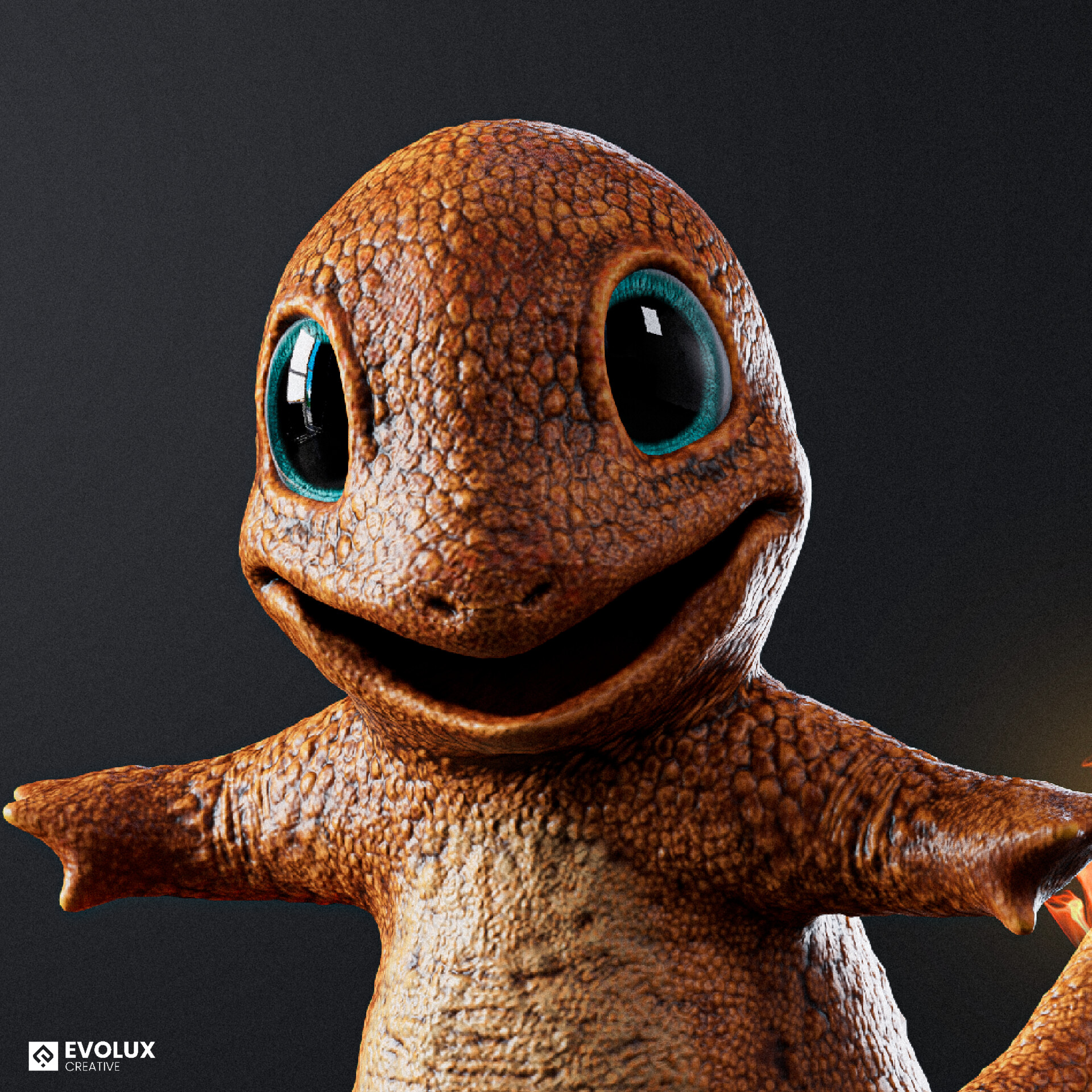 realistic charmander